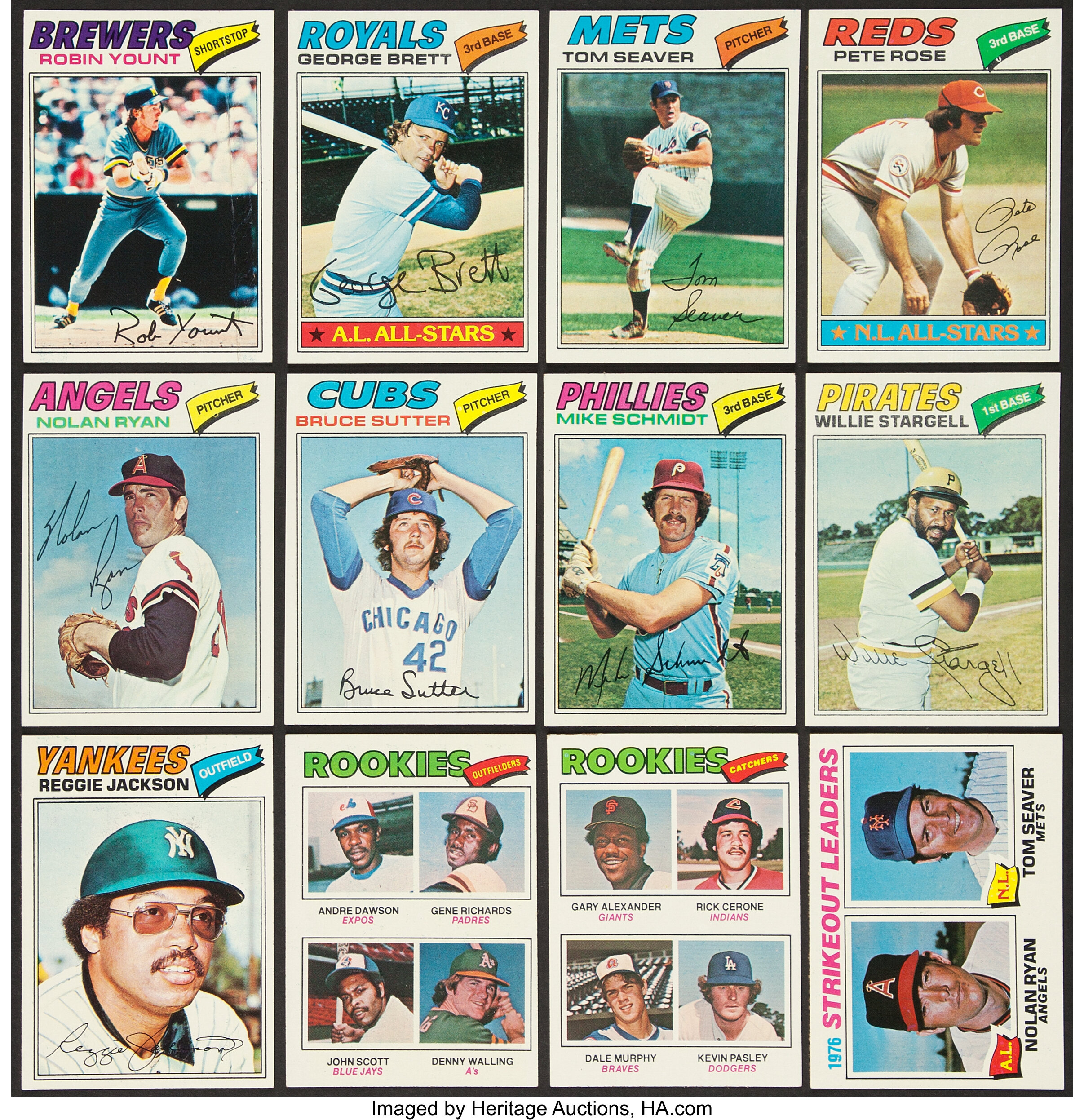1977 Topps Baseball High-Grade Complete Set (660). ... Baseball | Lot ...