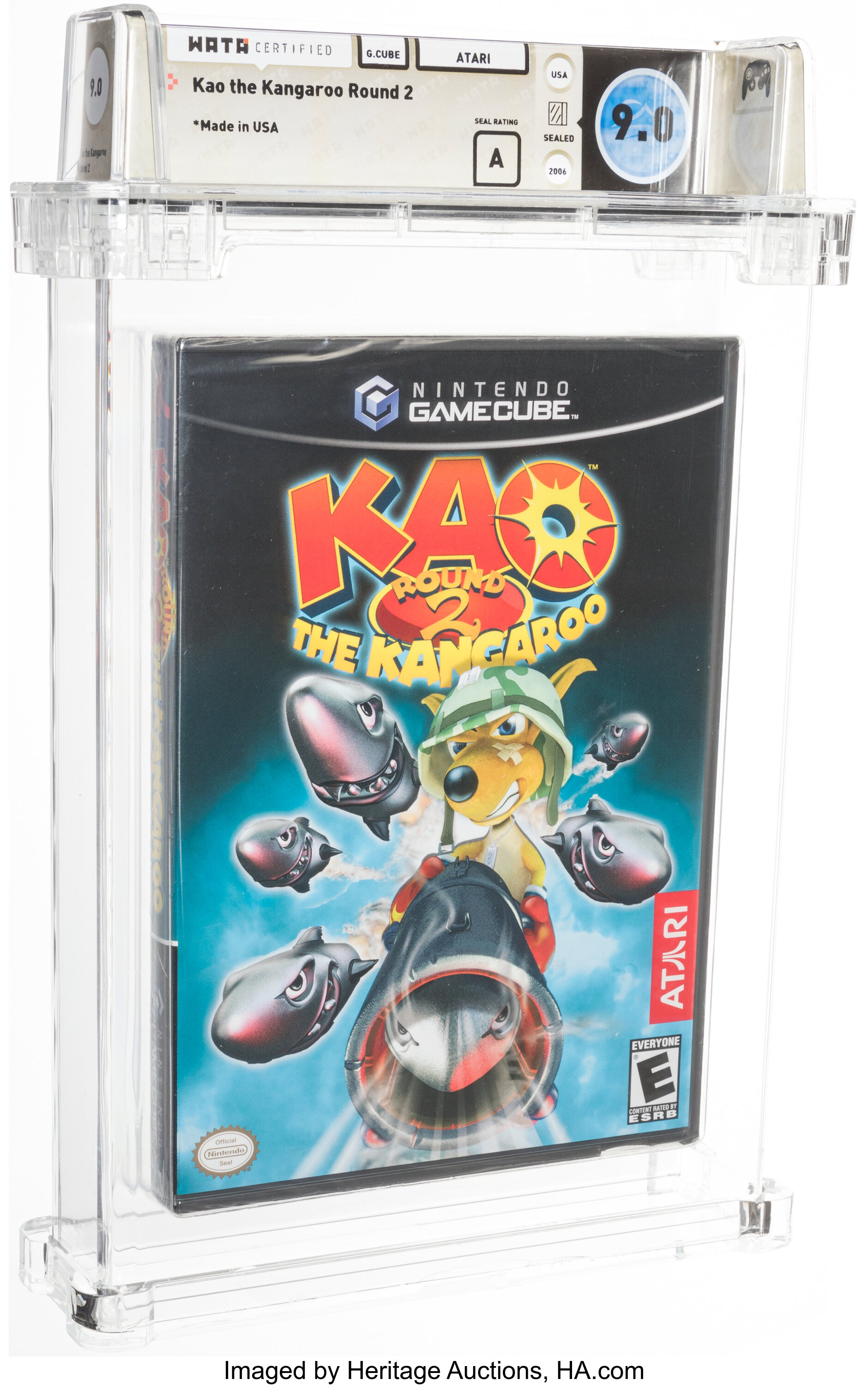 Kao the Kangaroo Round 2 - Wata 9.0 A Sealed, GameCube Atari 2006 | Lot ...