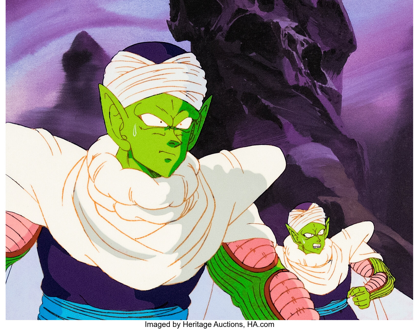 Dragon Ball Z Season 1 Episode #15 Piccolo Production Cel A6 with | Lot ...