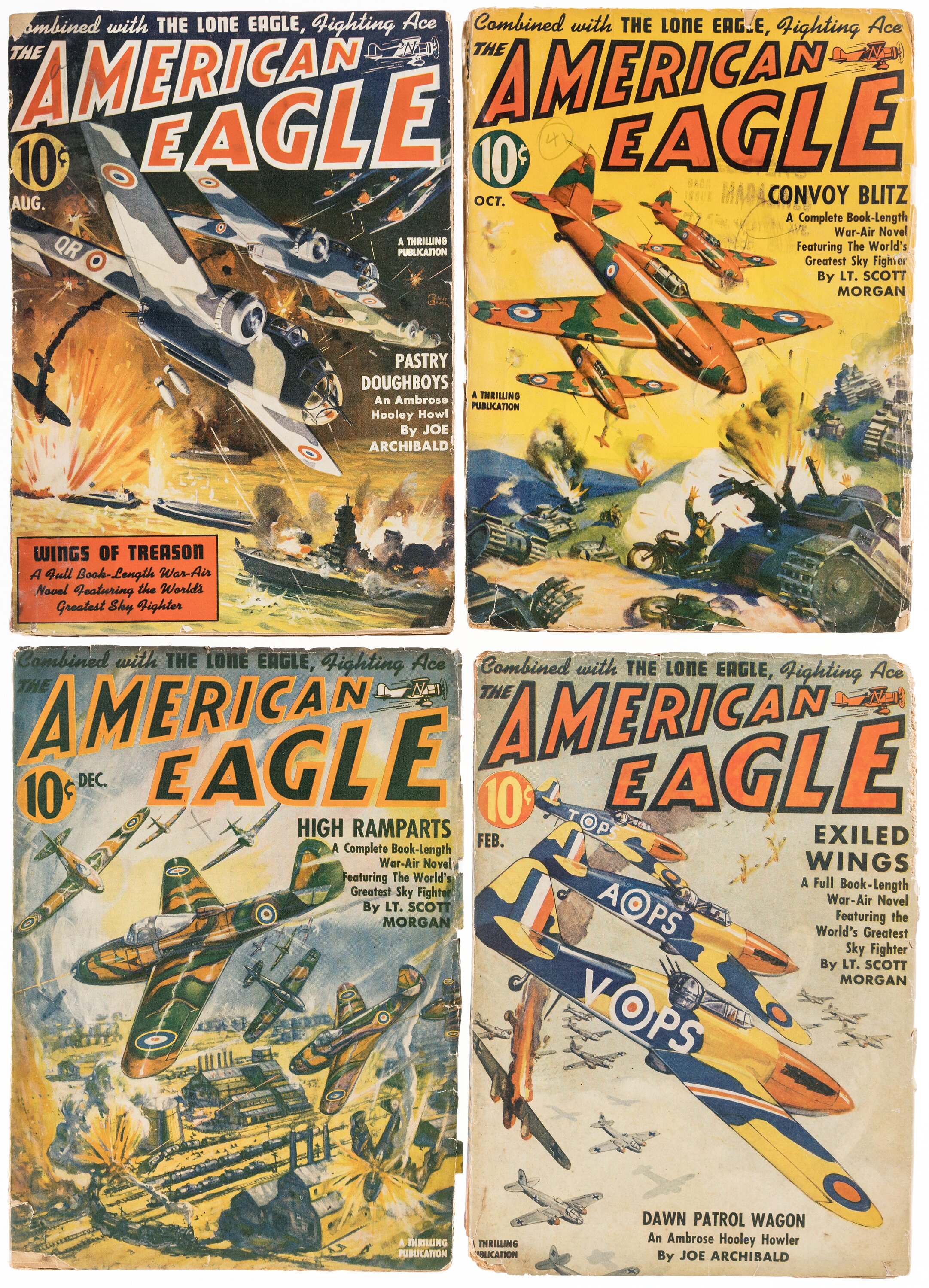 American Eagle Complete Series - Group of 9 (Standard, 1941-43) | Lot ...