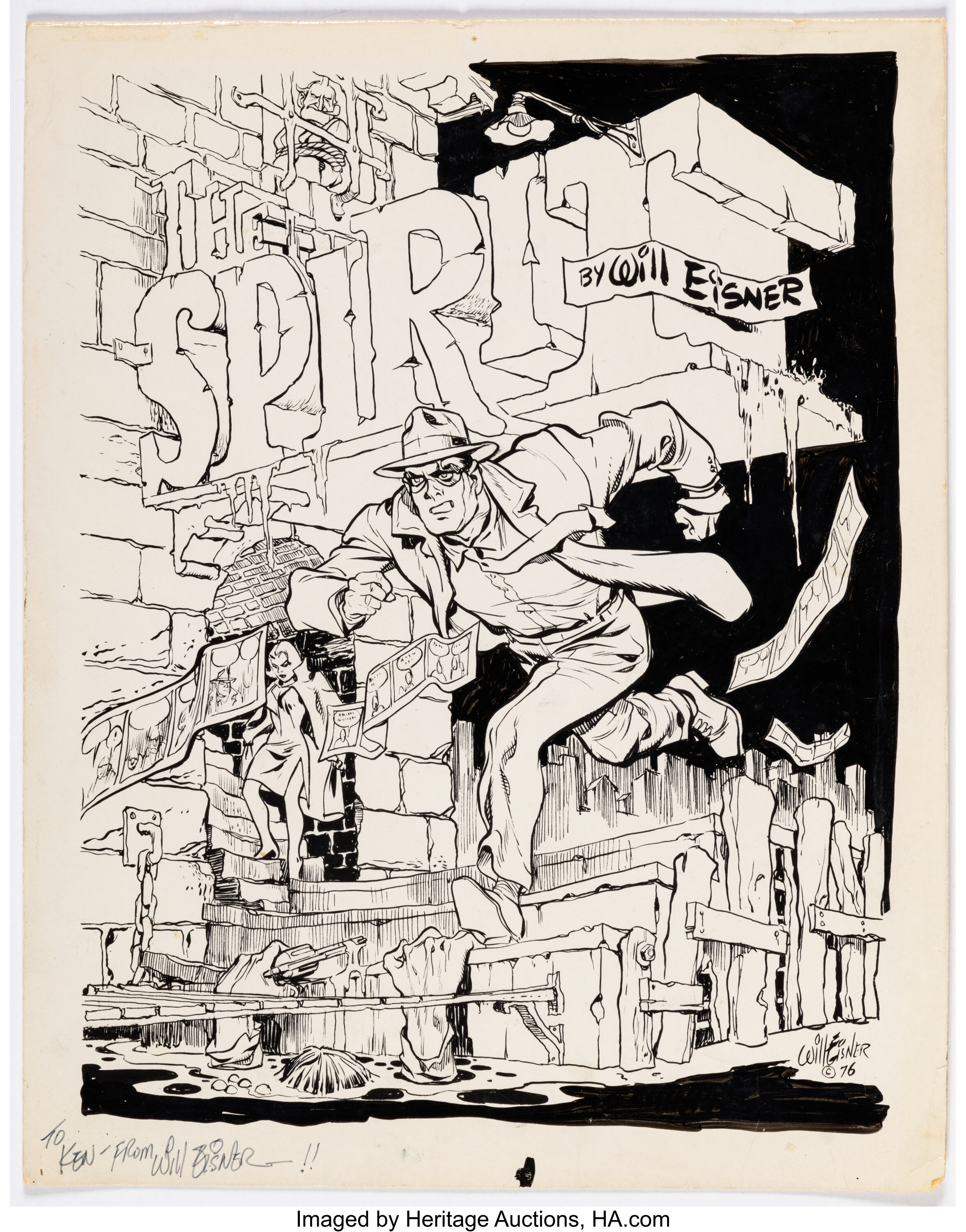 Will Eisner The Spirit: The First 93 Dailies Production Element | Lot ...