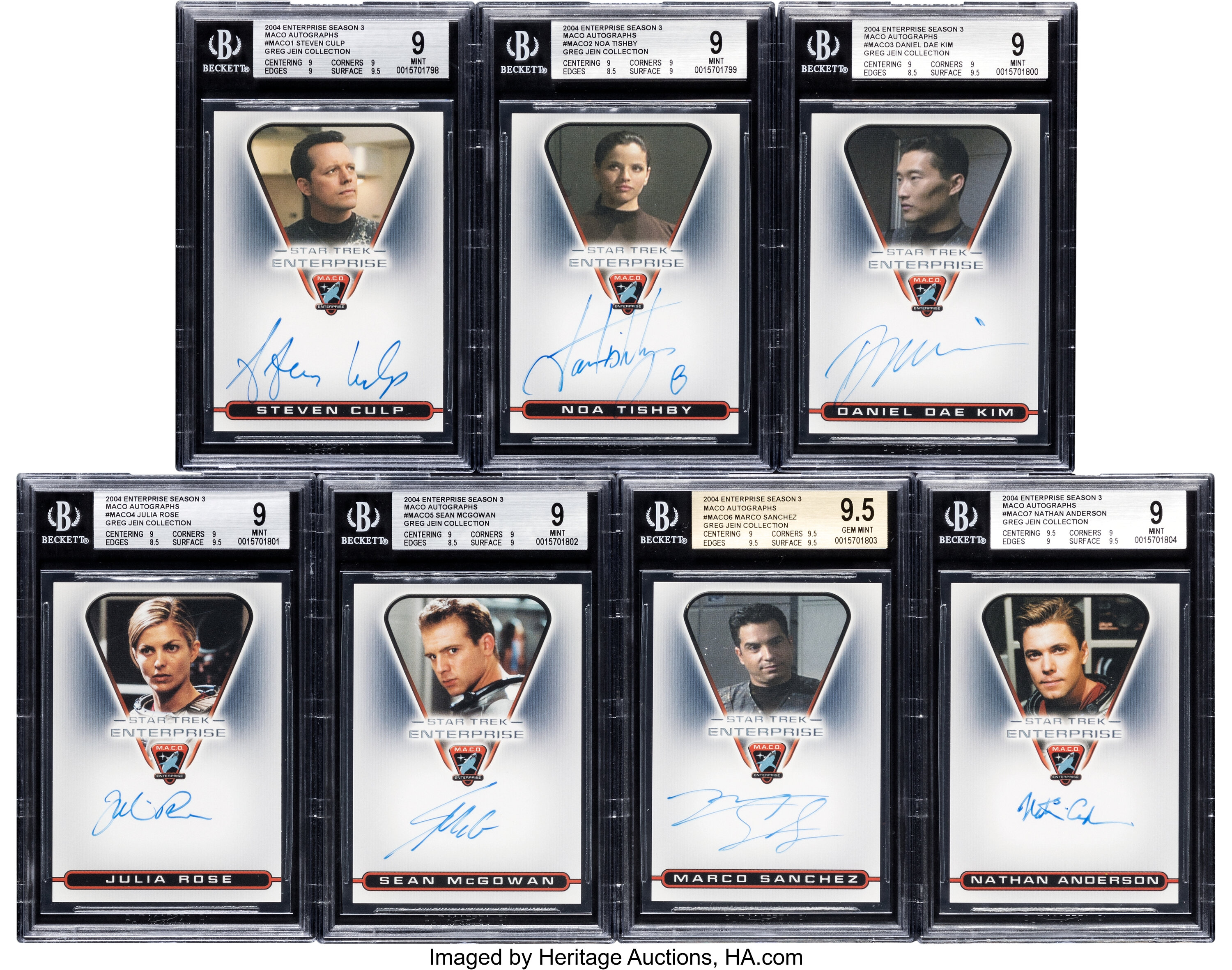 2004 Rittenhouse Star Trek Enterprise Season Three - MACO Autograph ...