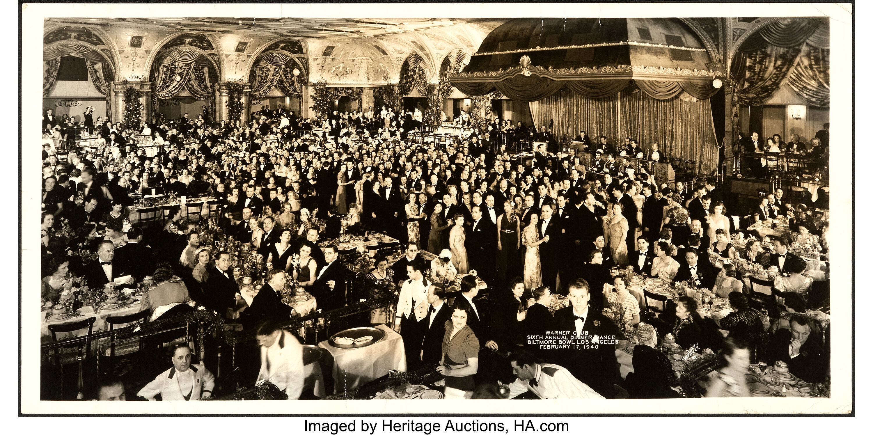 Warner Bros. Photo Lot of Annual Dinner (Warner Bros., 1938, 1940 ...