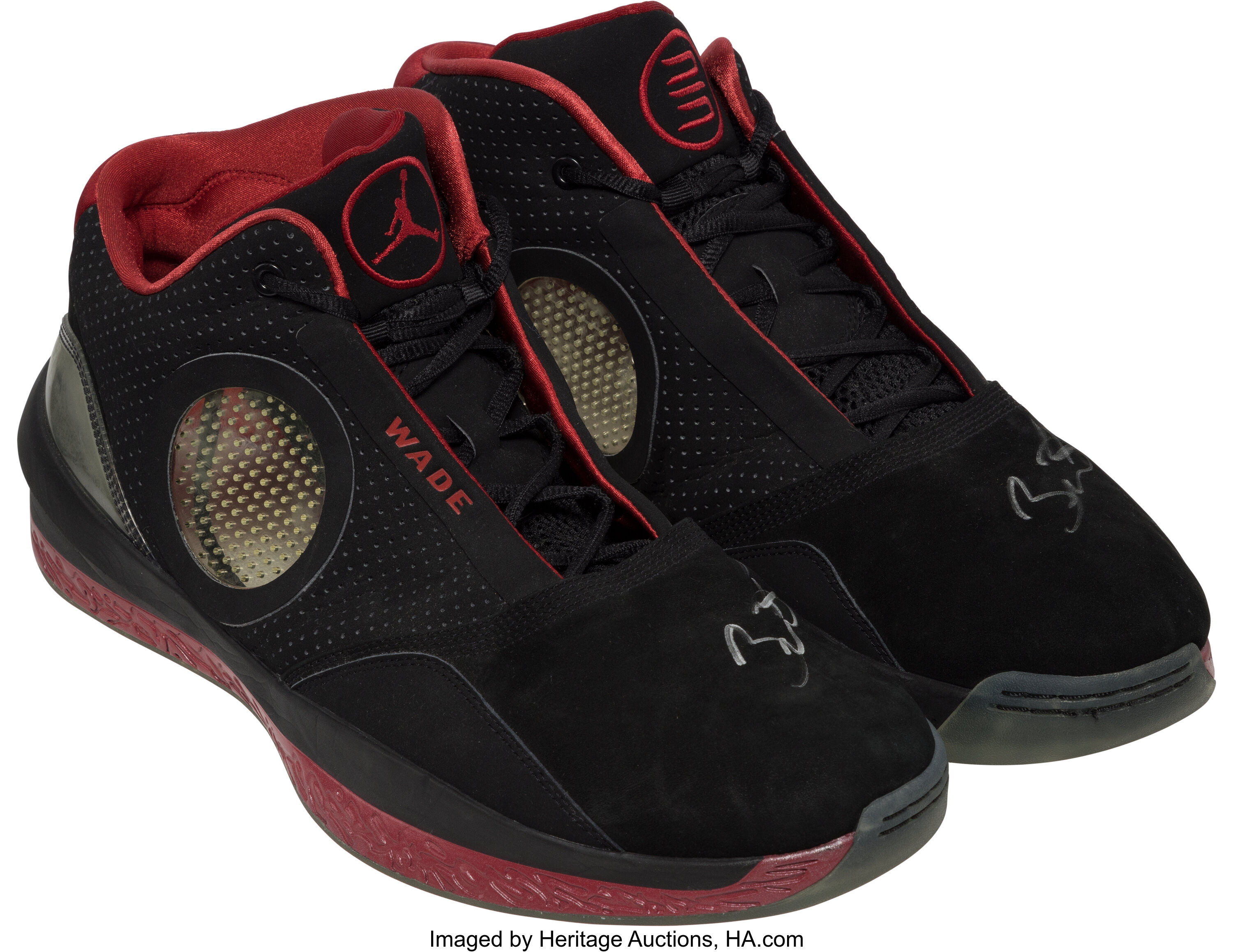 2010 Dwyane Wade Game Worn & Signed "Air Jordan 2010" Sneakers ...