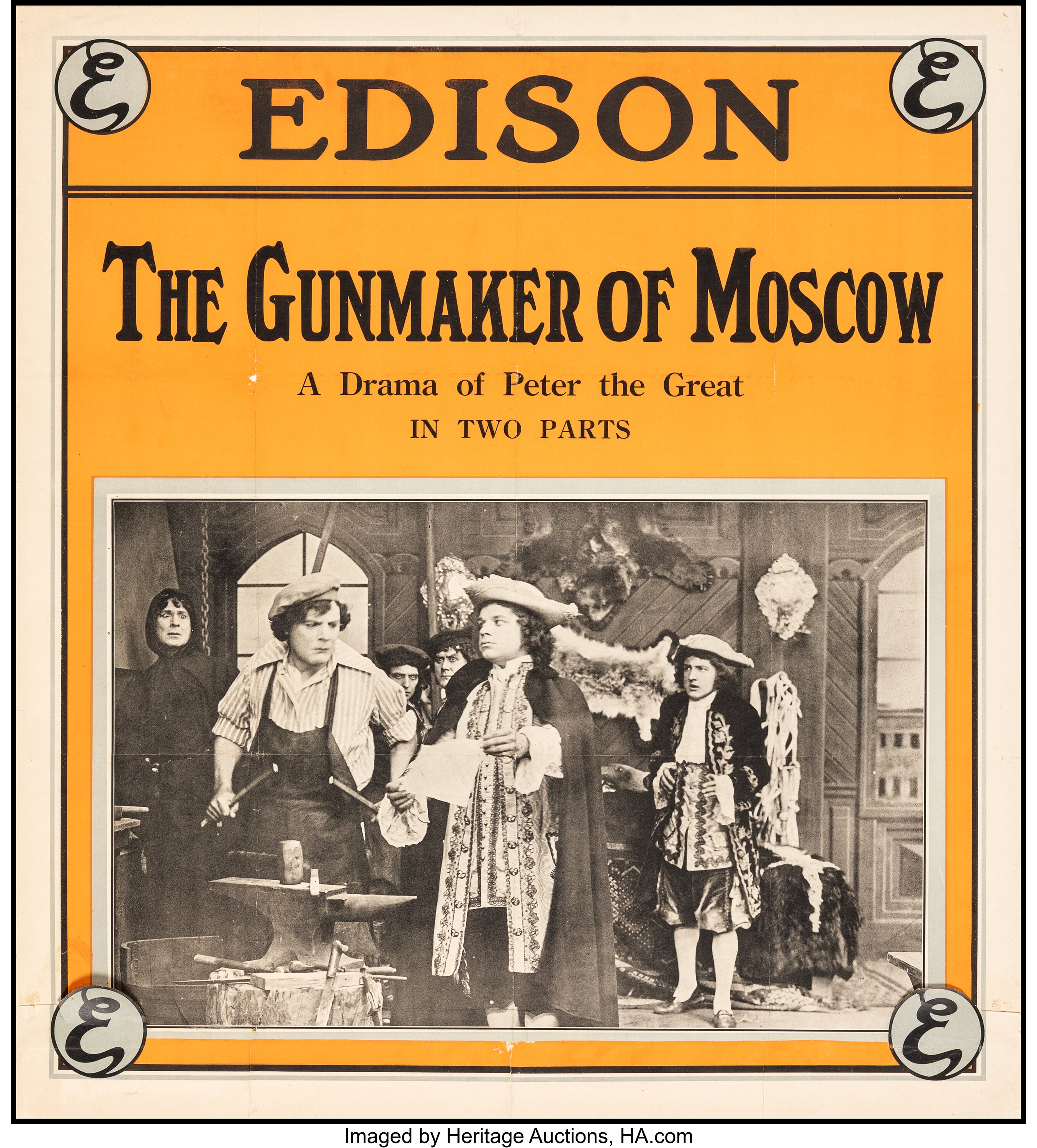 The Gunmaker of Moscow (General Film, 1913). Fine+ on Linen. One | Lot ...