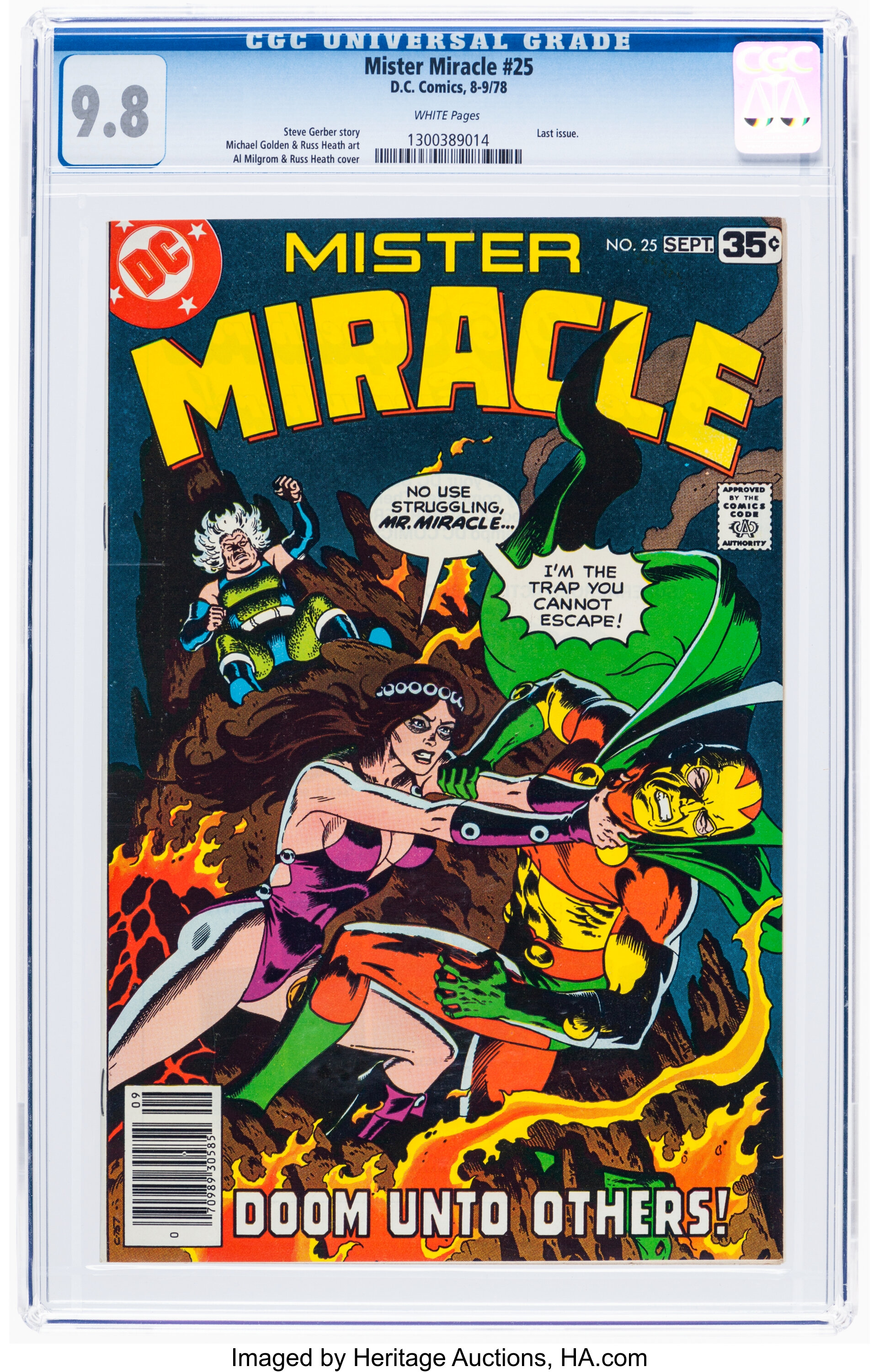 How Much Is Mister Miracle #25 Worth? Browse Comic Prices | Heritage ...