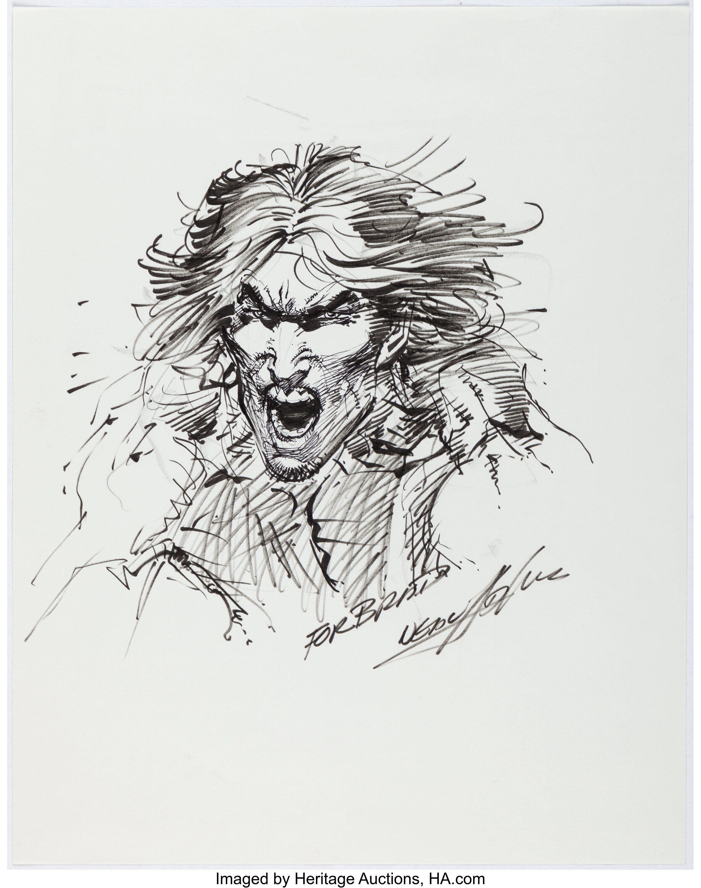 Neal Adams - Wolverine (Logan) Specialty Illustration Original Art ...