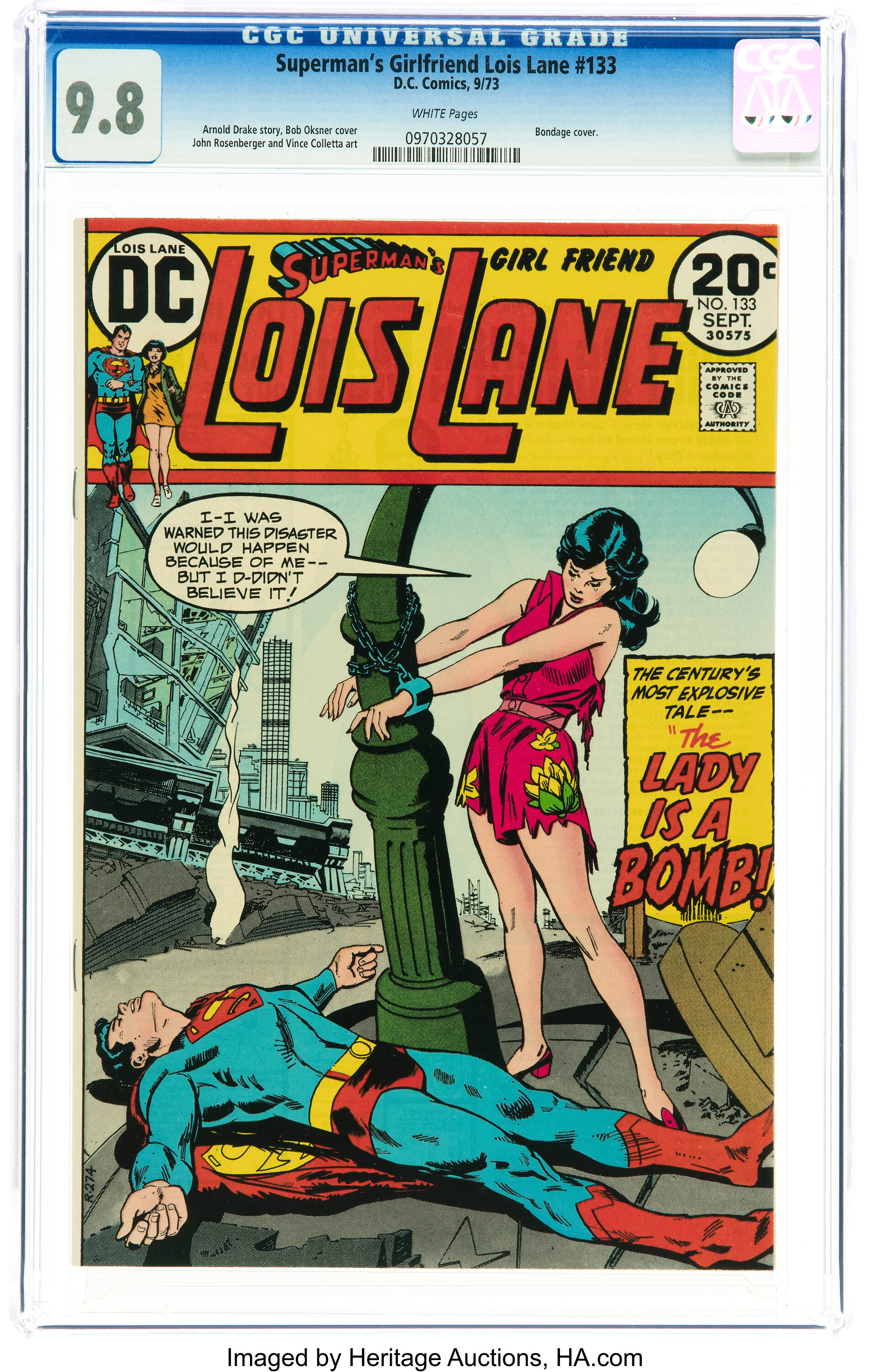 Superman's Girlfriend Lois Lane #133 (DC, 1973) CGC NM/MT 9.8 White ...