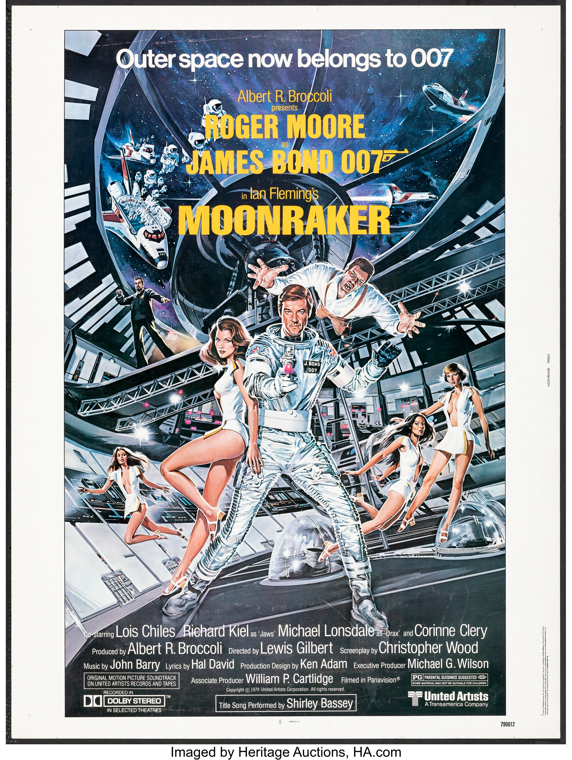Moonraker (United Artists, 1979). Rolled, Very Fine-. Poster (30" X ...