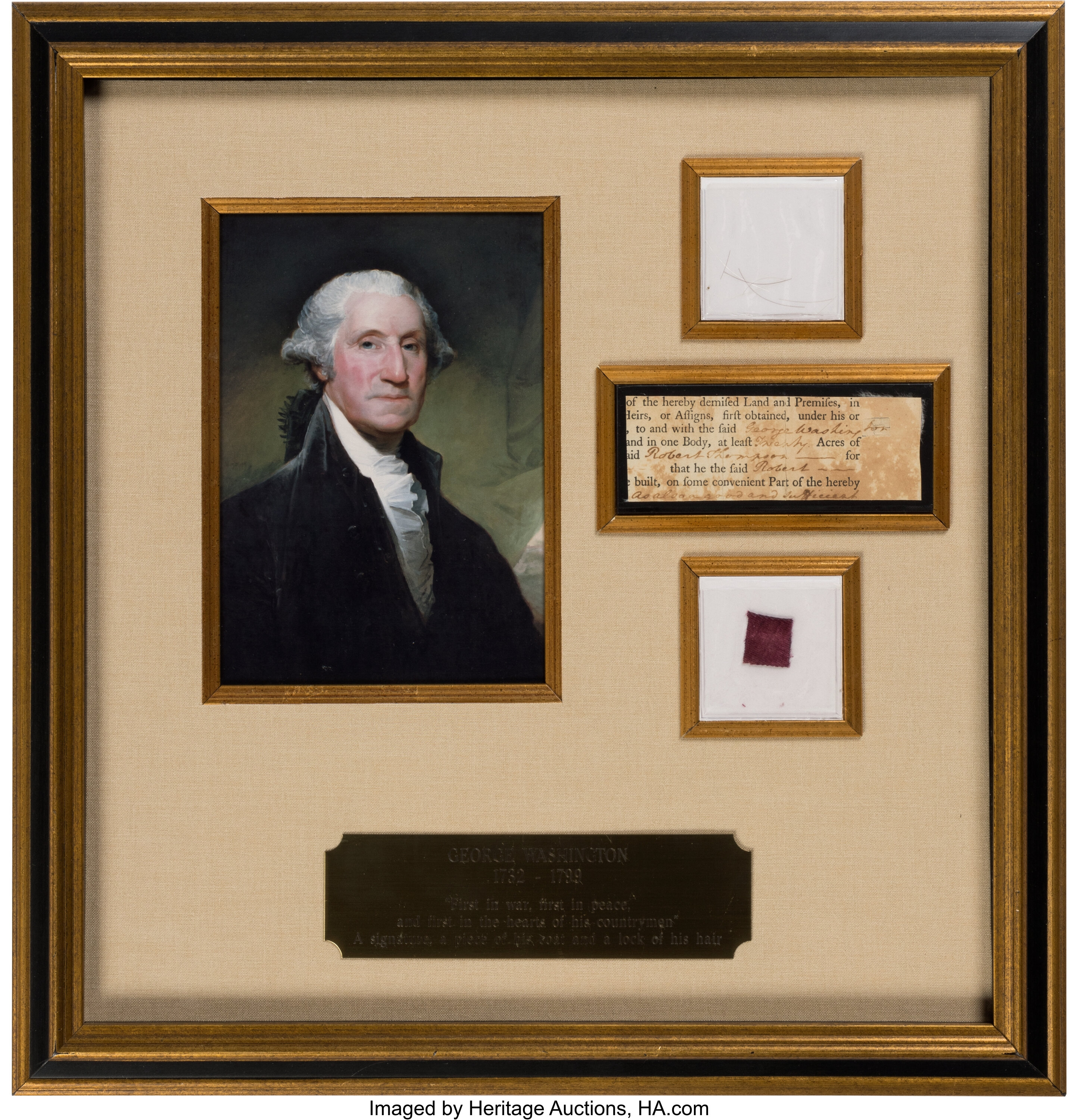 George Washington Partial Document Signed. ... Autographs U.S. | Lot ...