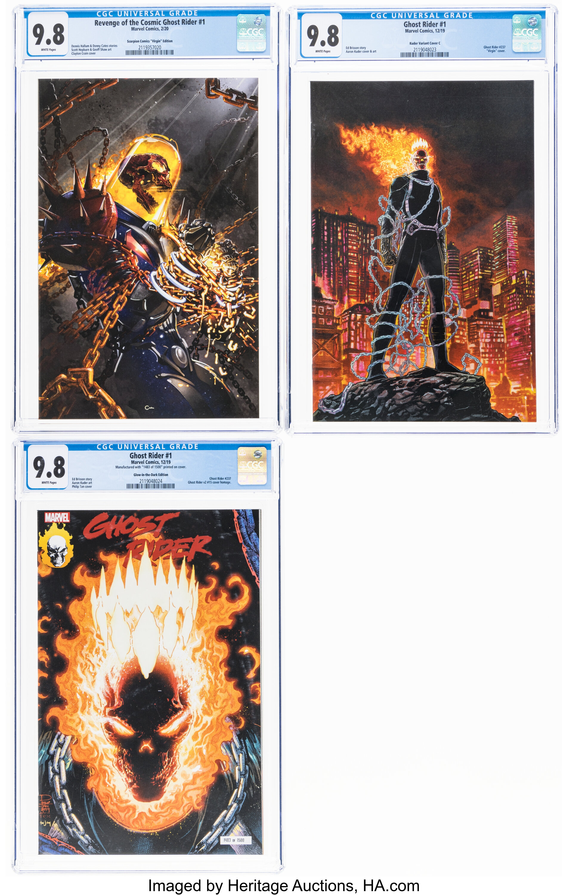Marvel Modern Ghost Rider Comics CGC-Graded Group of 3 (2019-20) | Lot ...