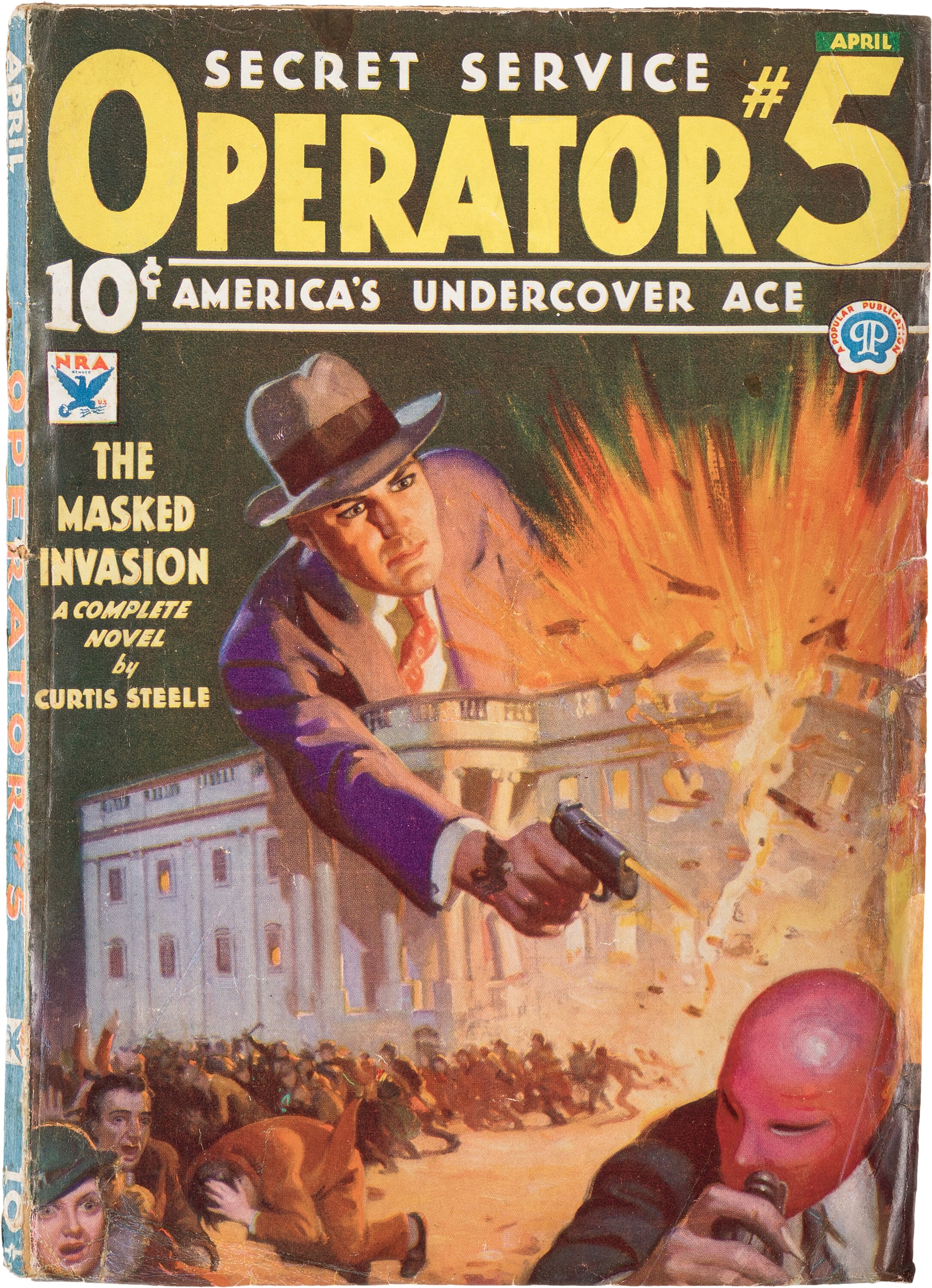 Operator #5 - April 1934 First Issue (Popular) Condition: Apparent ...