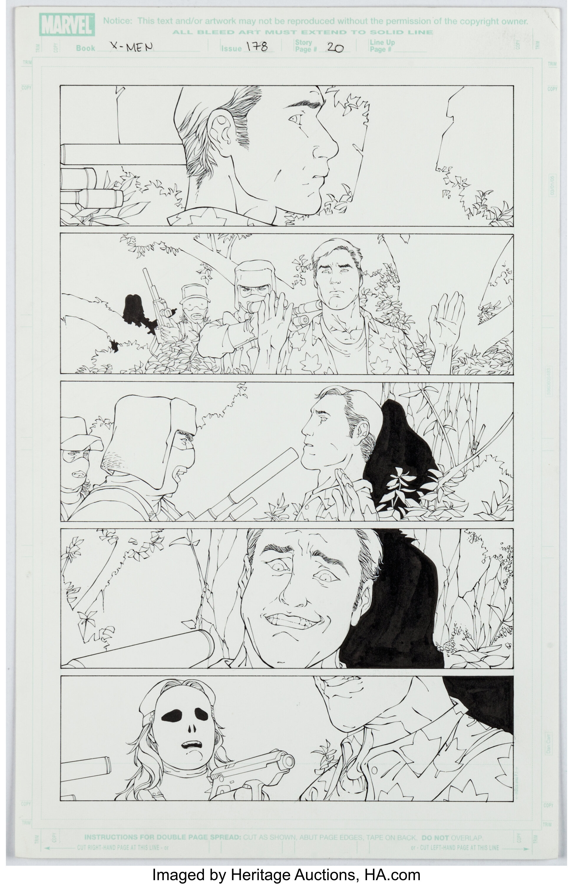 Salvador Larroca and Danny Miki X-Men #178 Story Page 20 Original | Lot ...