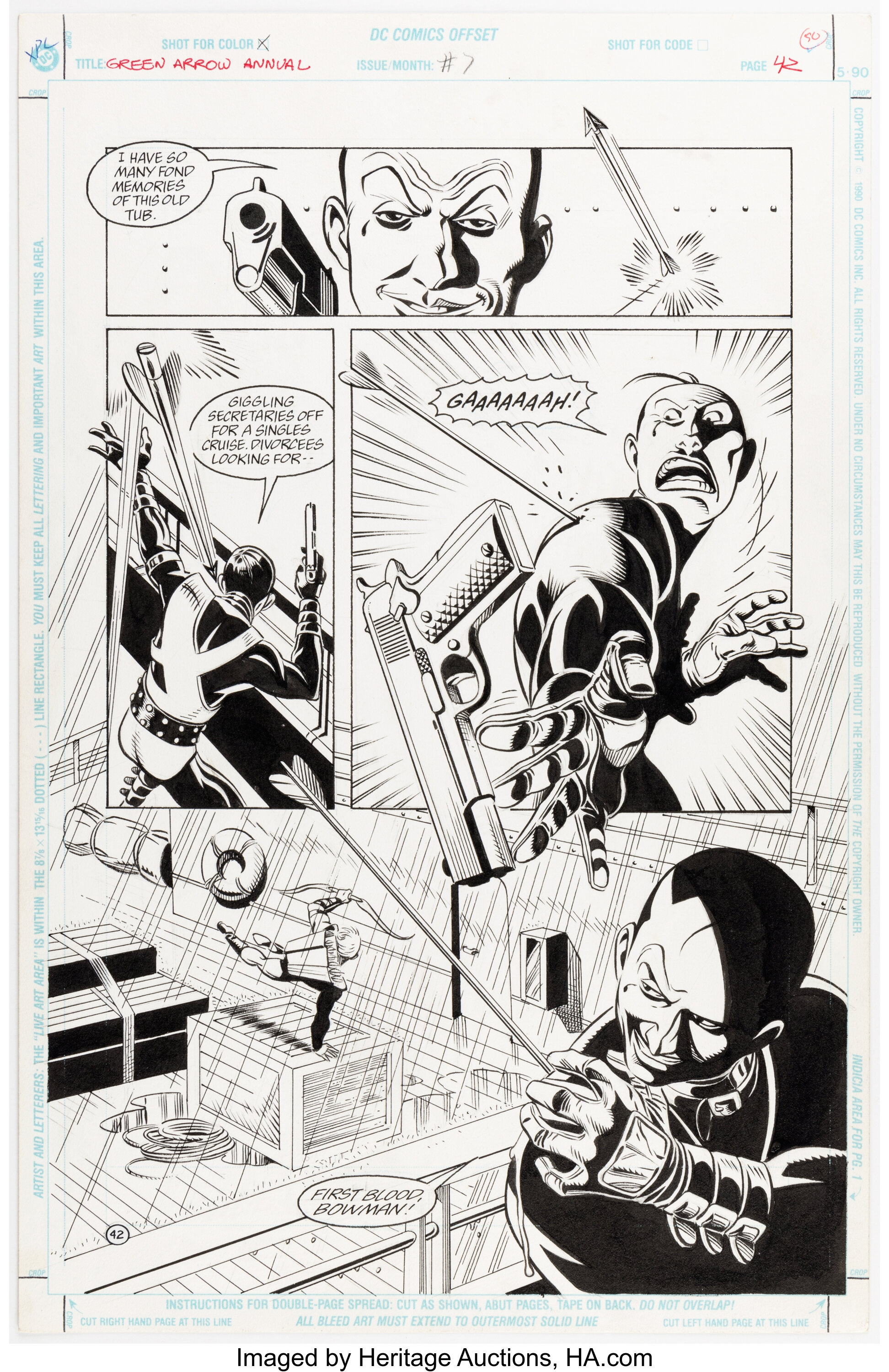 Rick Burchett and Eduardo Barreto Green Arrow Annual #7 Story Page ...