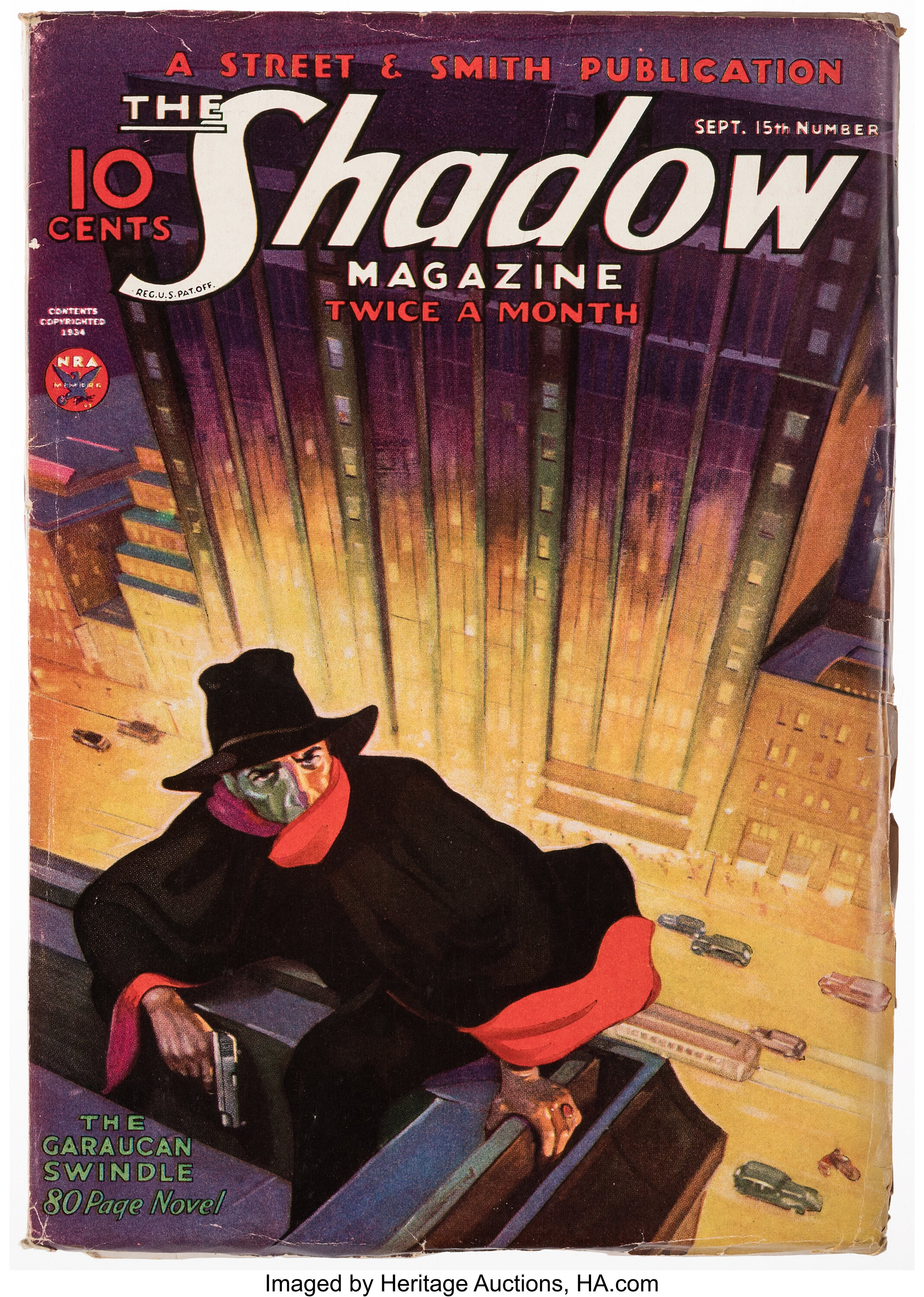 The Shadow - September 15th, 1934 (Street & Smith) Condition: | Lot ...