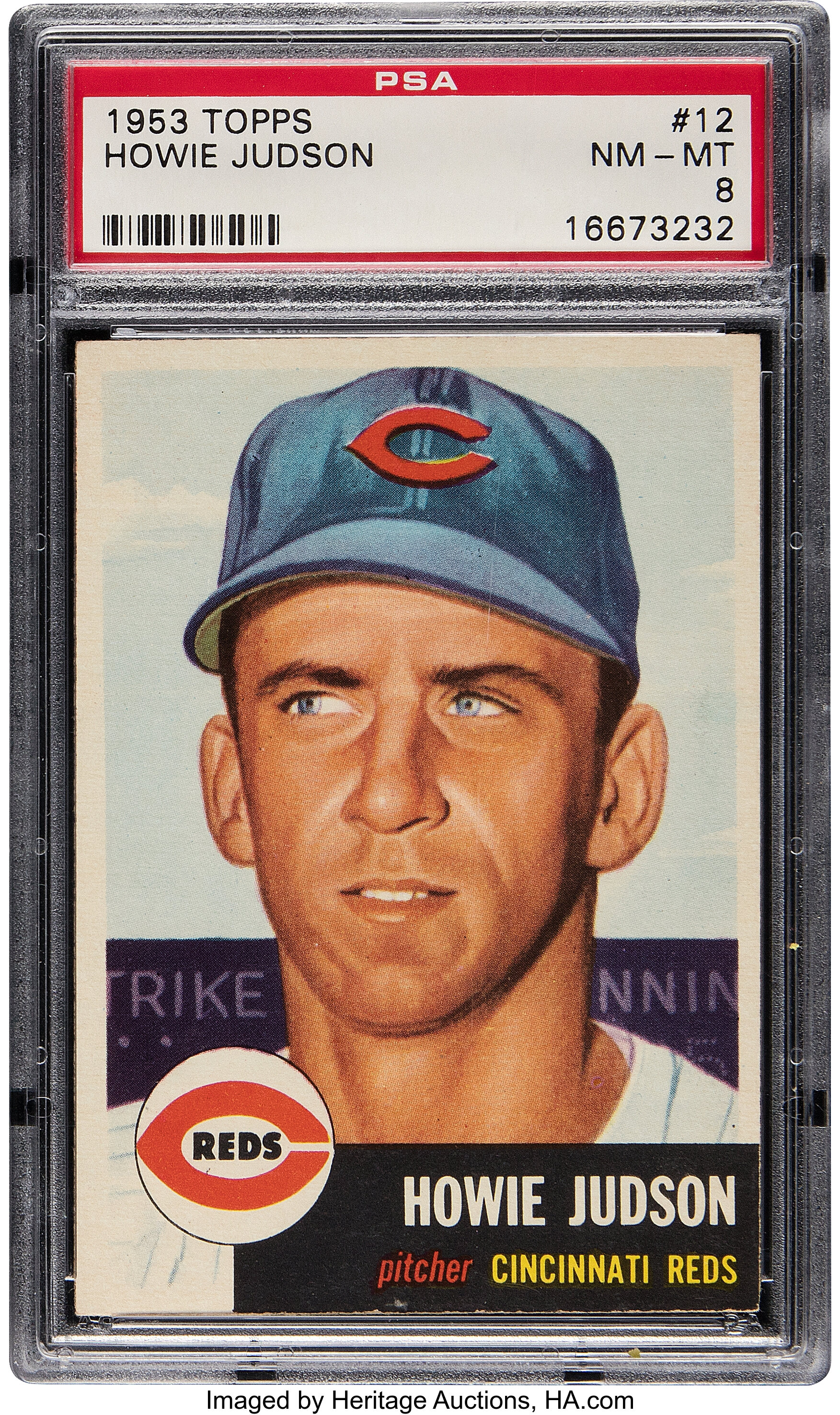 1953 Topps Howie Judson #12 PSA NM-MT 8.... Baseball Cards Singles ...
