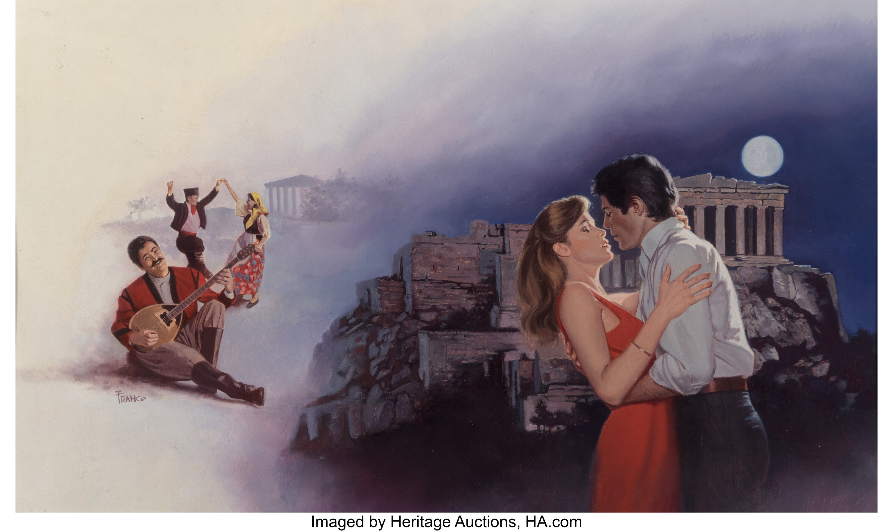 Franco Accornero (Italian/American, 20th Century). Odyssey of Love ...