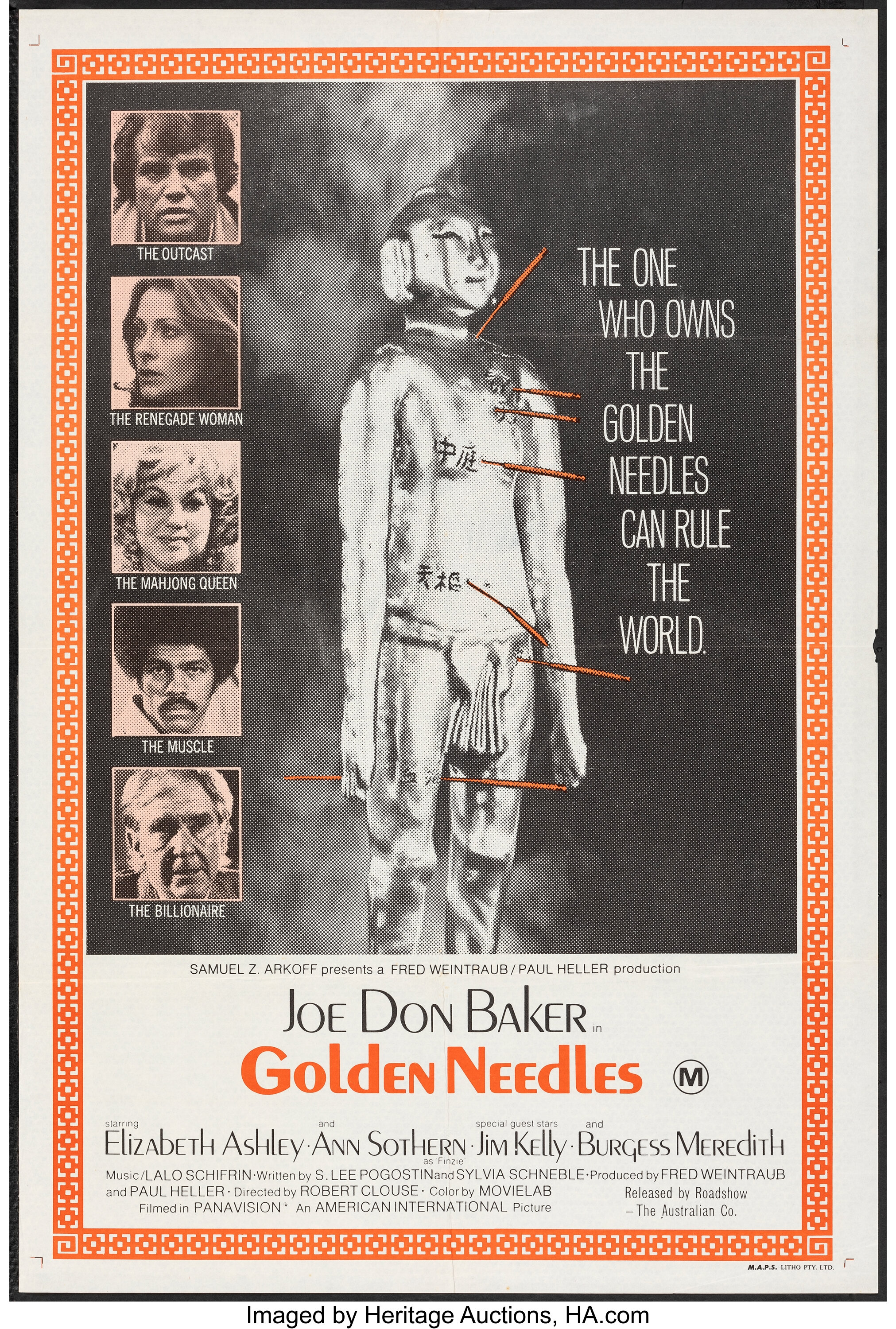 Golden Needles (American International/Roadshow, 1974). Folded, | Lot ...