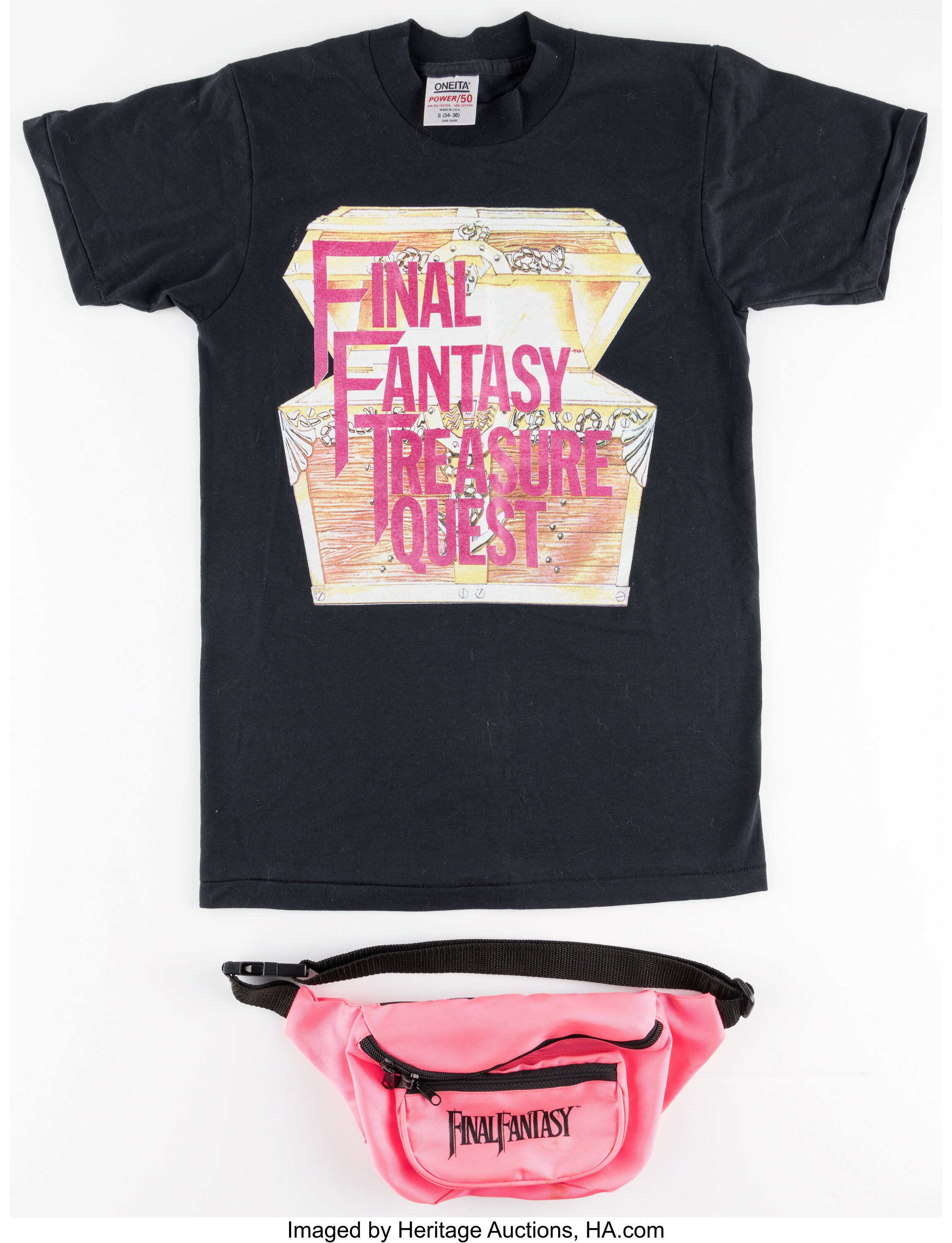 Final Fantasy Fanny Pack & T-Shirt from Final Fantasy Treasure | Lot ...