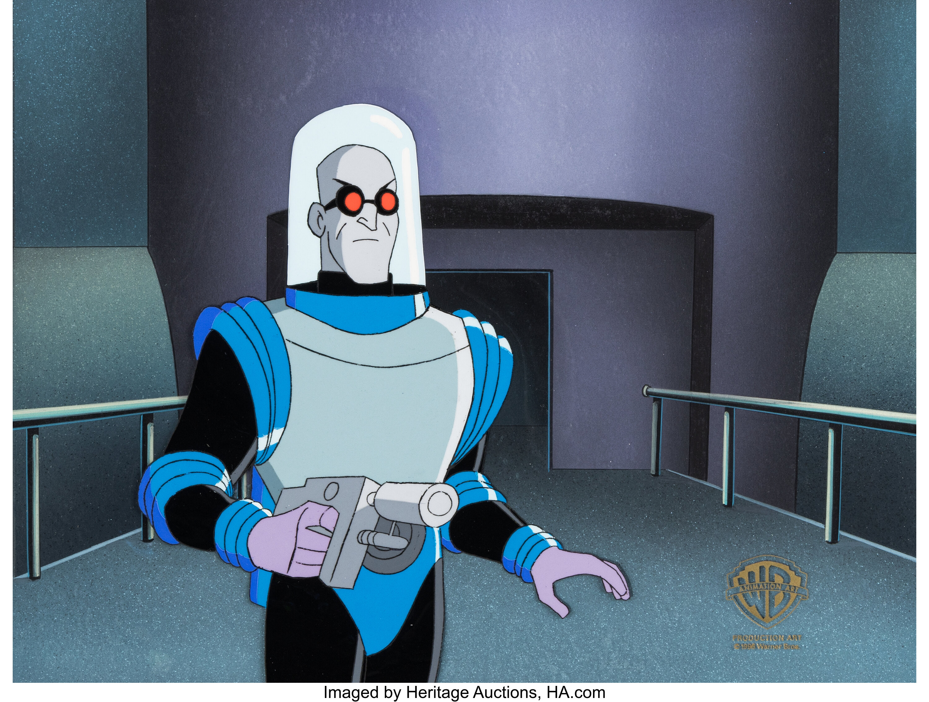 Batman: The Animated Series "Deep-Freeze" Mr. Freeze Production Cel ...