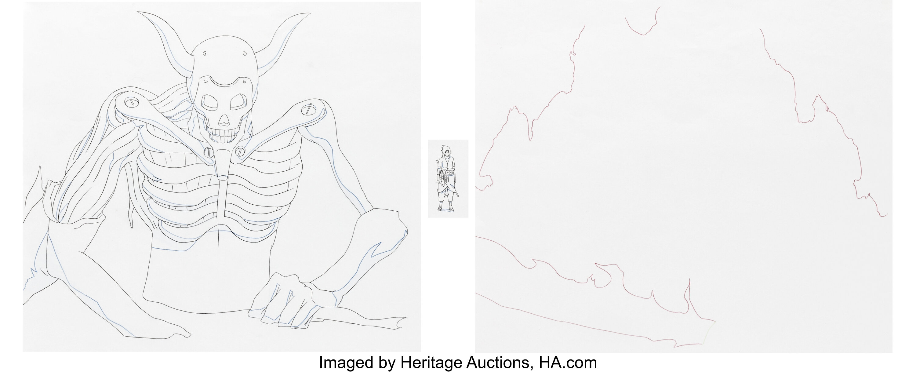 Naruto: Shippuden Sasuke and Susanoo Animation Drawing Sequence of ...