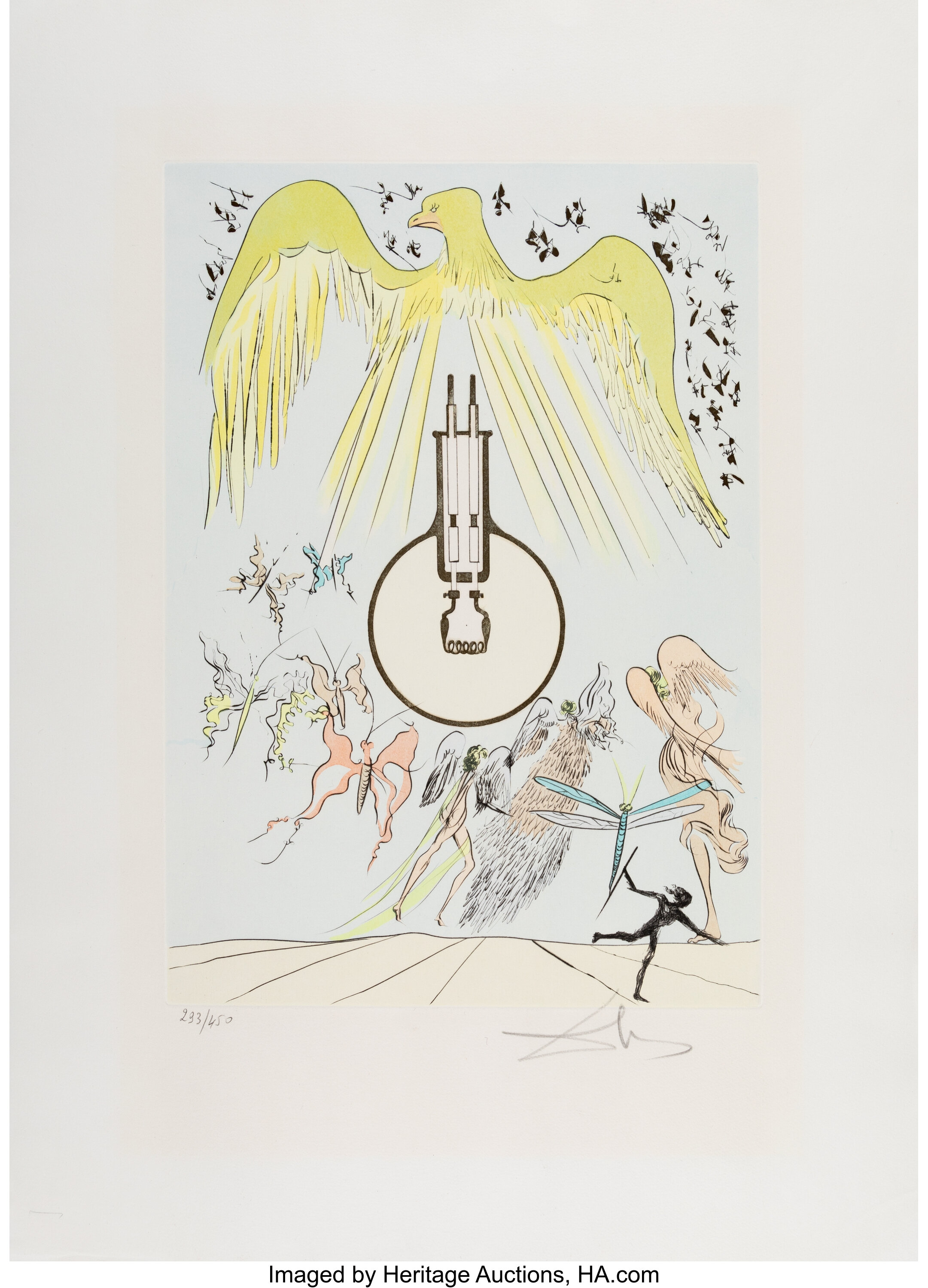 Salvador Dalí (1904-1989). Light Bulb, from Hommage à Leonardo da | Lot ...