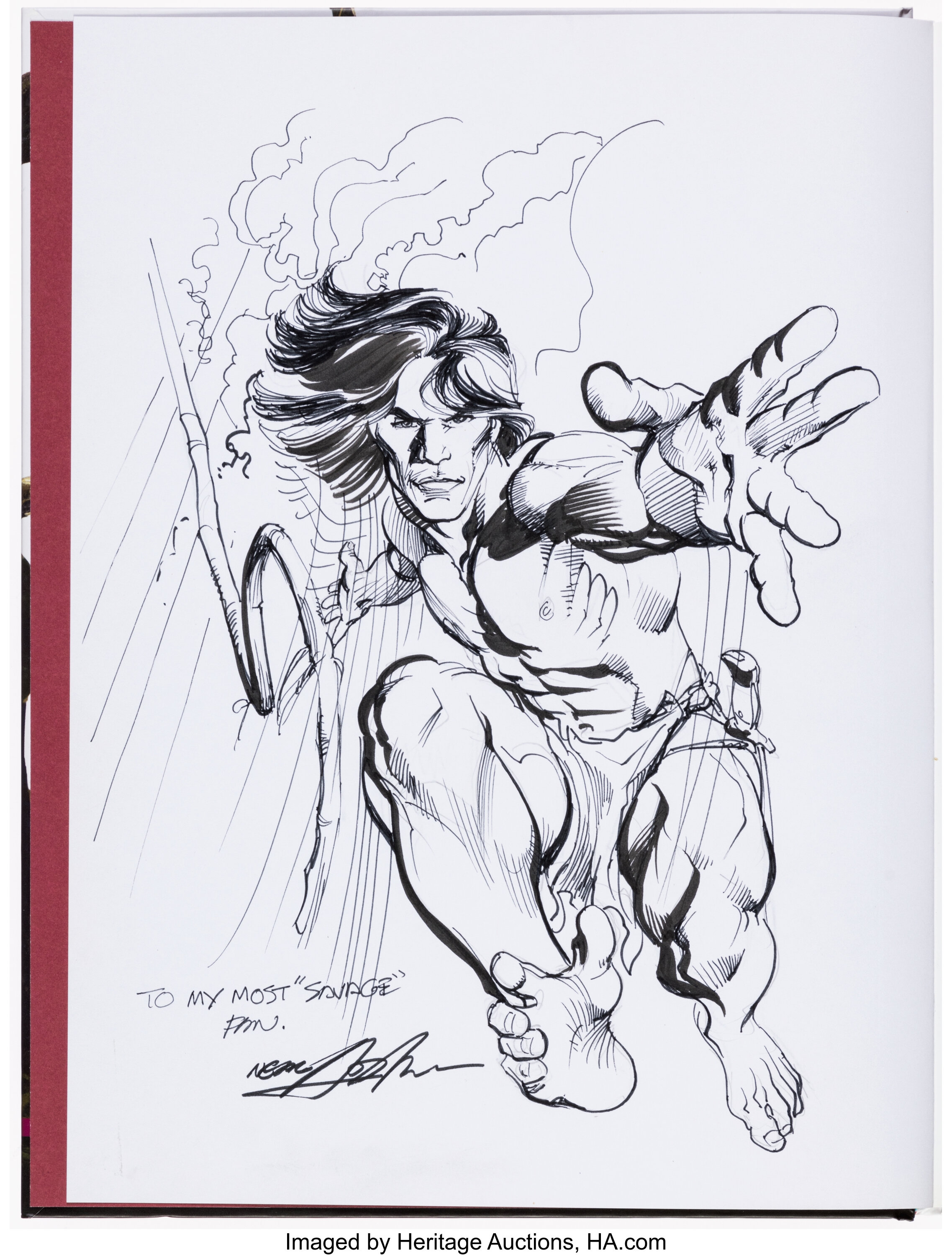 Neal Adams The Art of Neal Adams Sketch Original Art in Limited | Lot ...