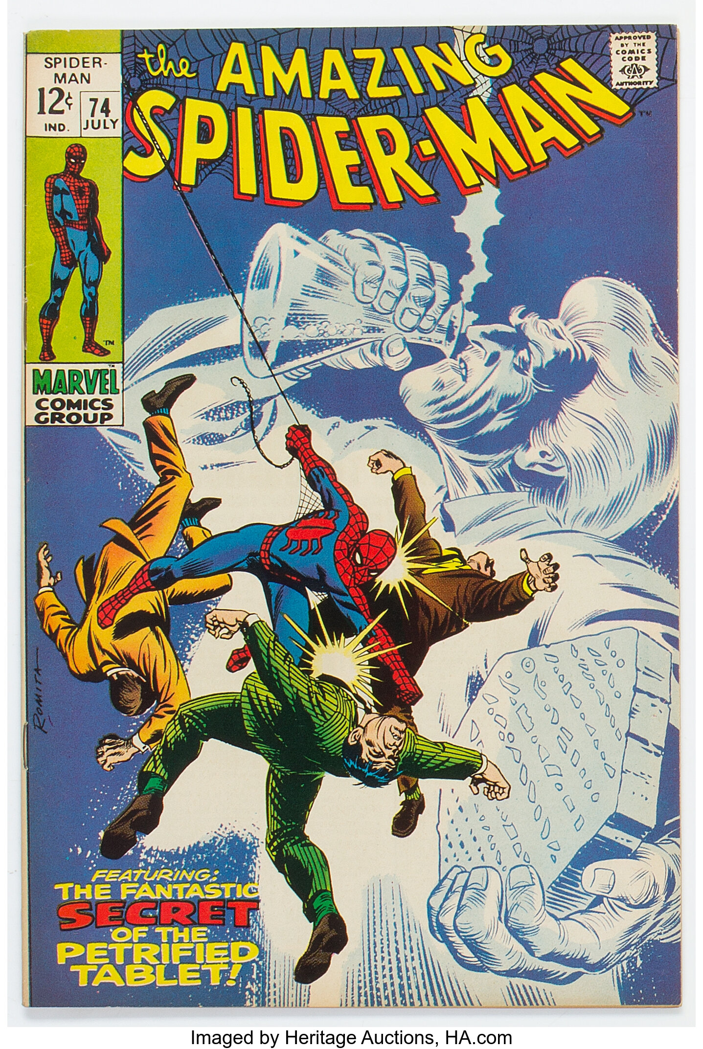 The Amazing Spider-Man #74 (Marvel, 1969) Condition: VF.... Silver ...