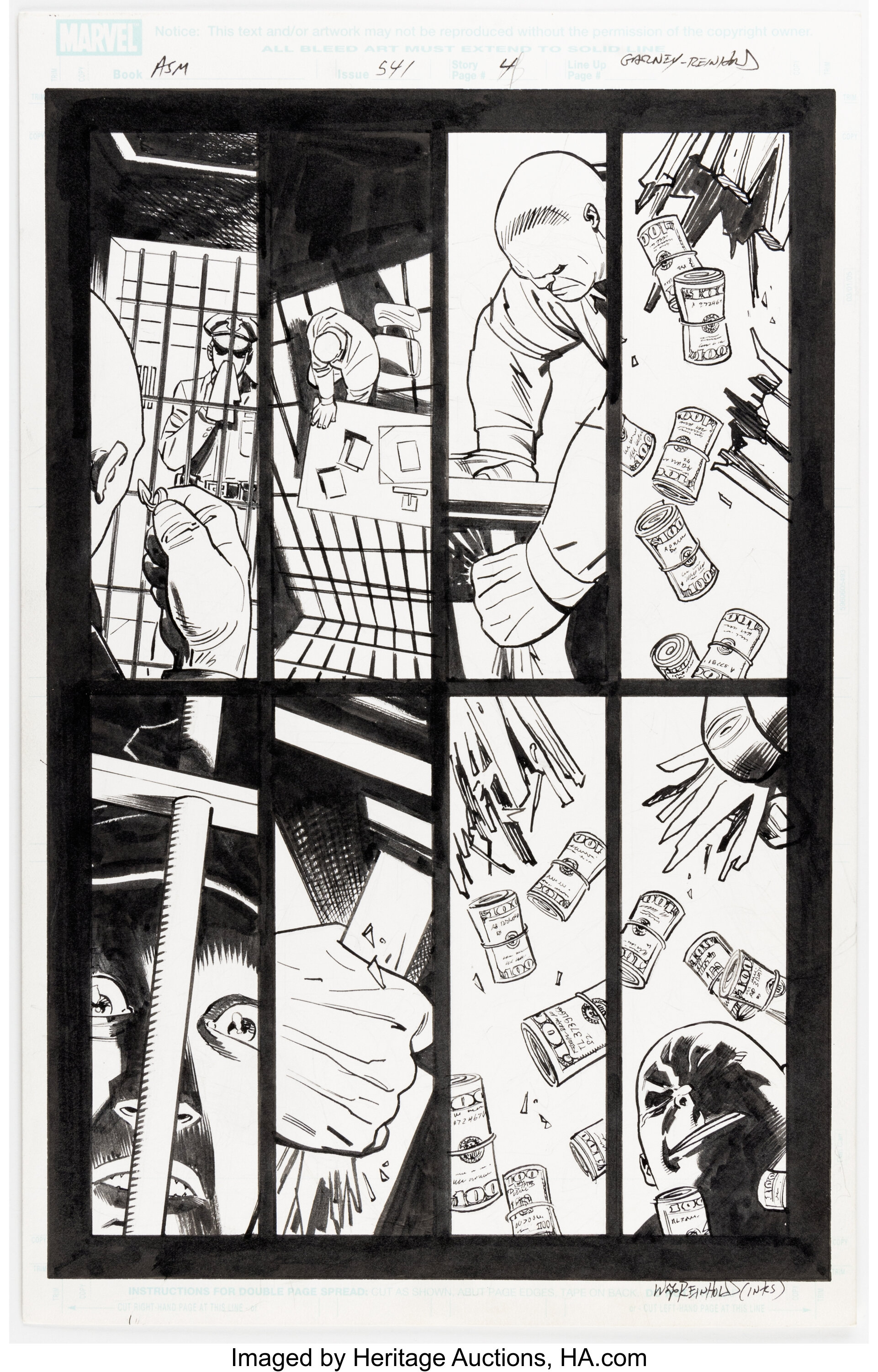 Ron Garney and Bill Reinhold The Amazing Spider-Man #541 Story Page ...