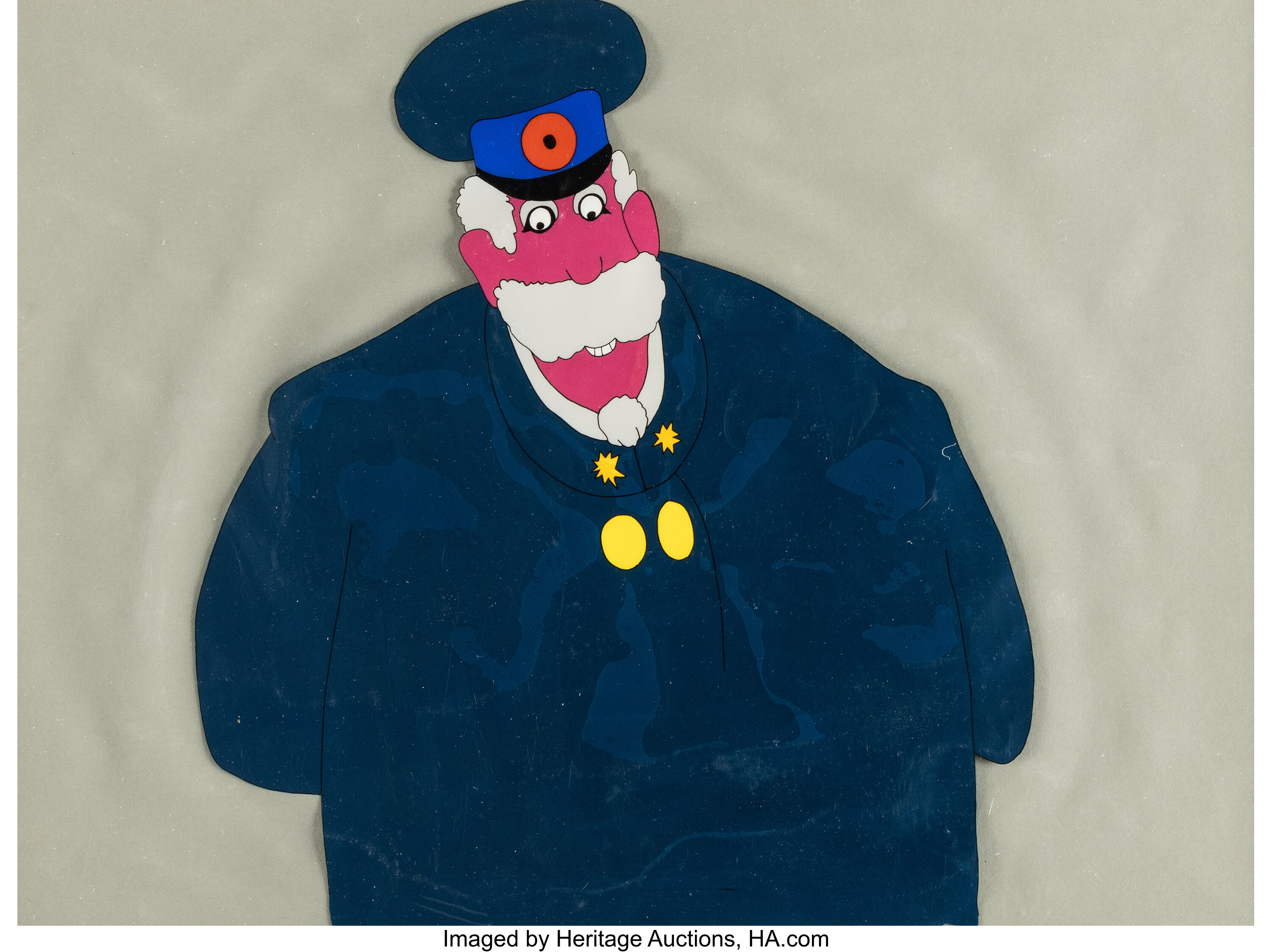 The Beatles Yellow Submarine Old Fred Oversized Production Cel | Lot ...