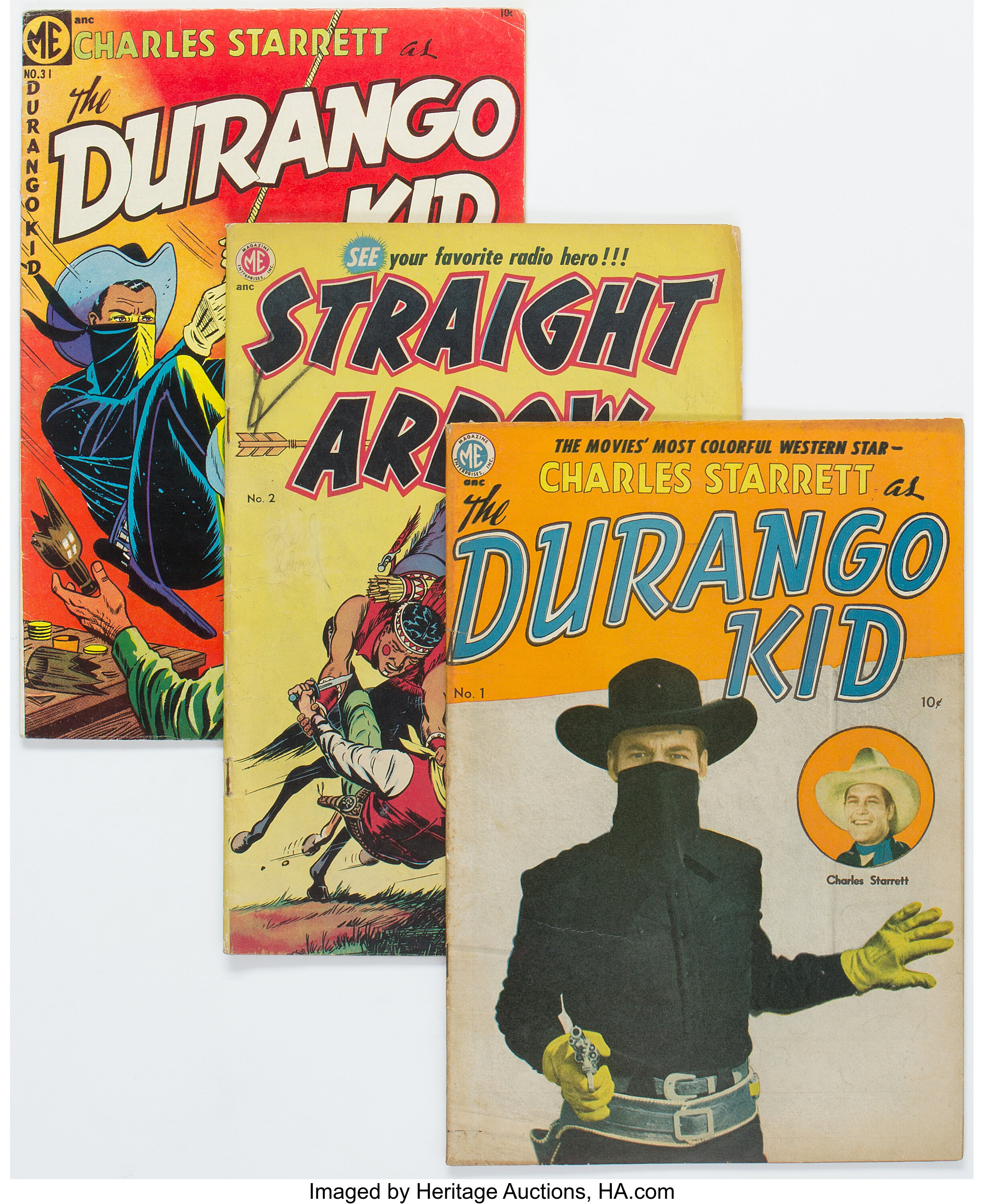 Durango Kid/Straight Arrow Group of 12 (Magazine Enterprises, | Lot ...