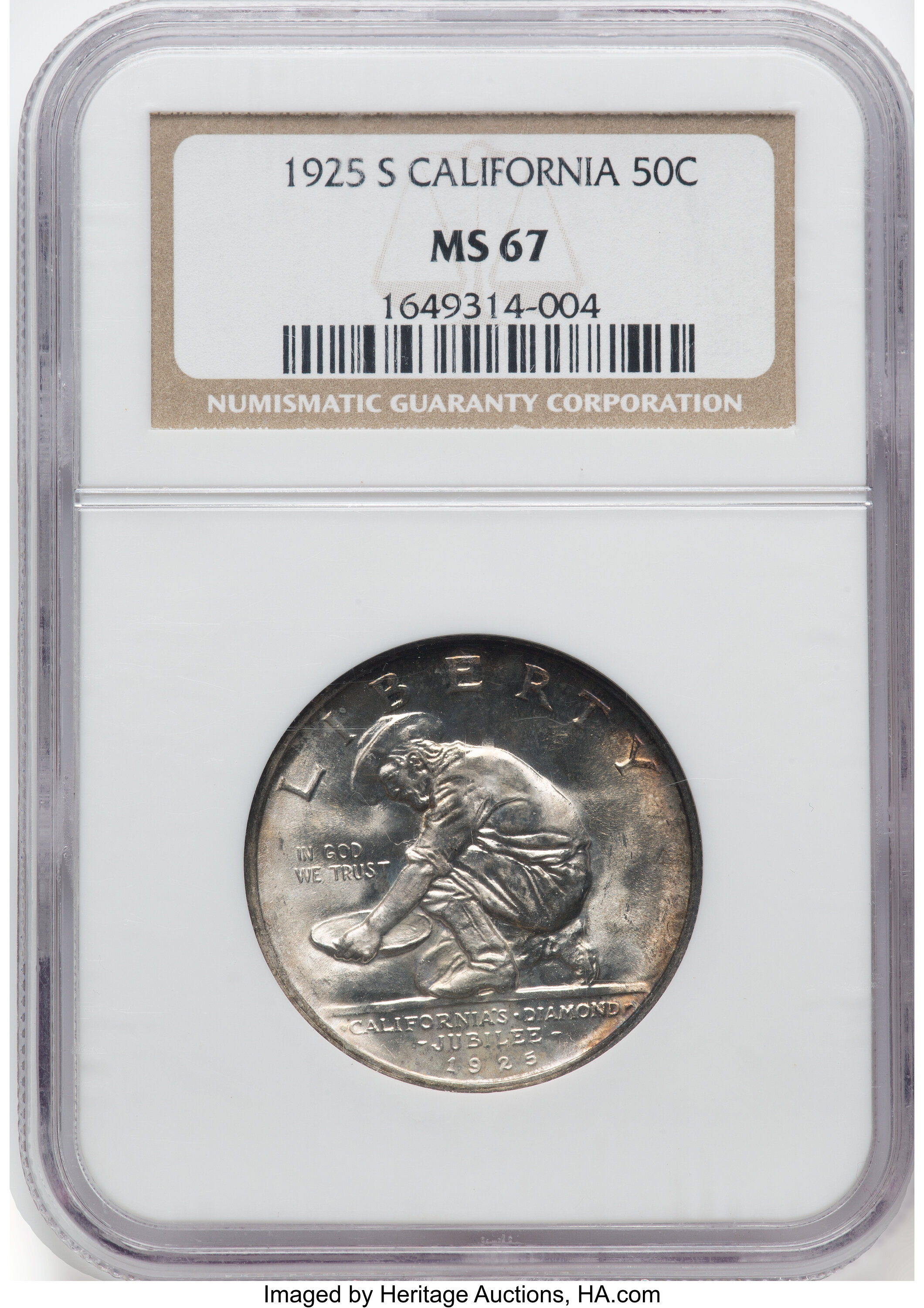 1925-S 50C California MS67 NGC. NGC Census: (146/11). PCGS | Lot #92041 ...