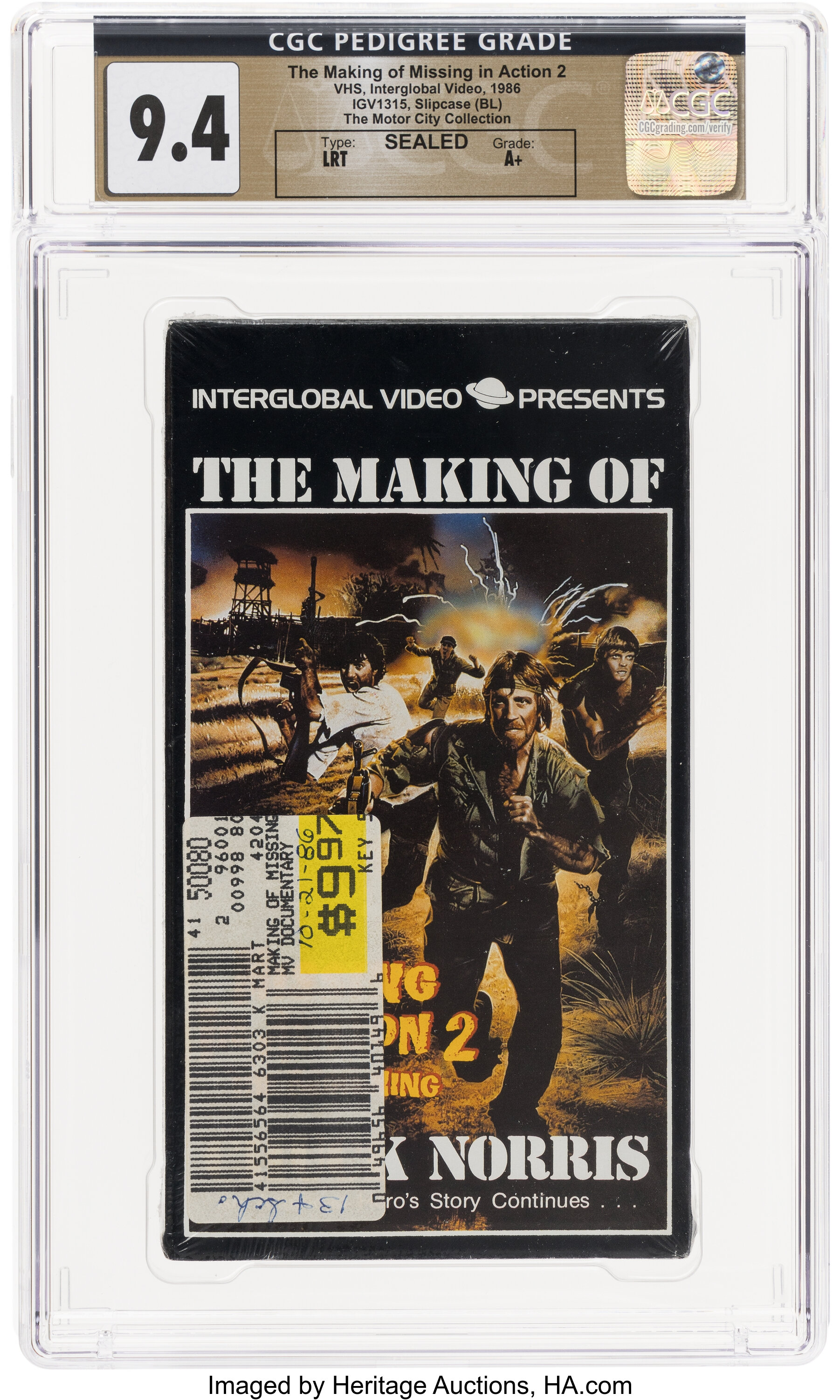 The Making of Missing in Action 2 VHS 1986 - CGC Home Video 9.4 and ...
