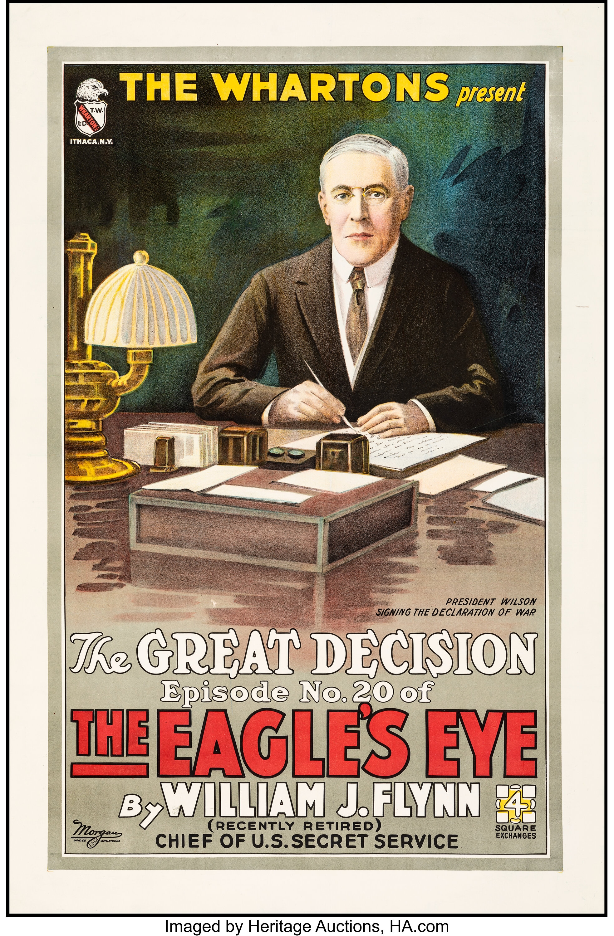 The Eagle's Eye (Foursquare Pictures, 1918). Fine/Very Fine on | Lot ...
