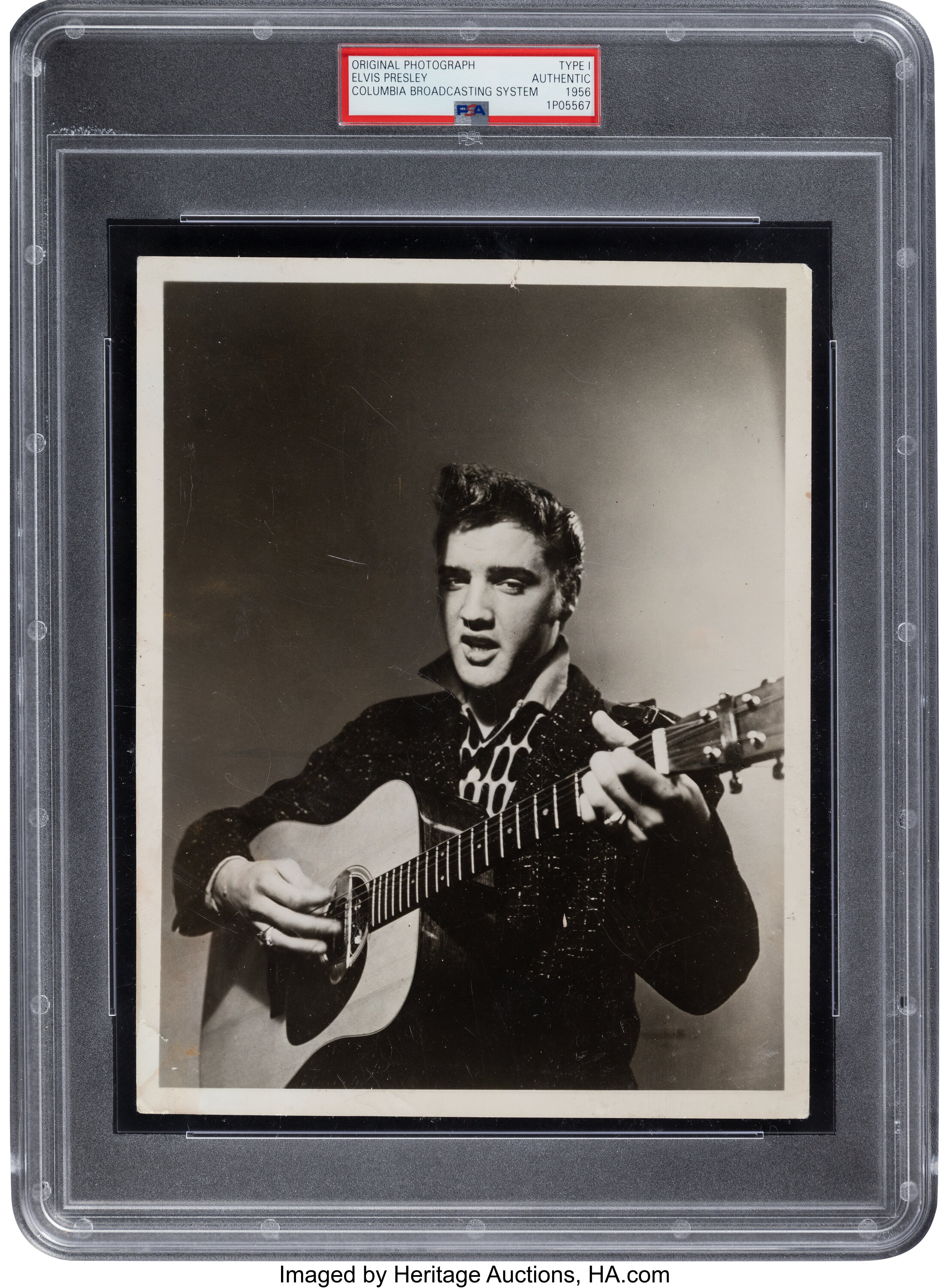 1956 Elvis Presley Original News Photograph, PSA/DNA Type 1.... | Lot ...