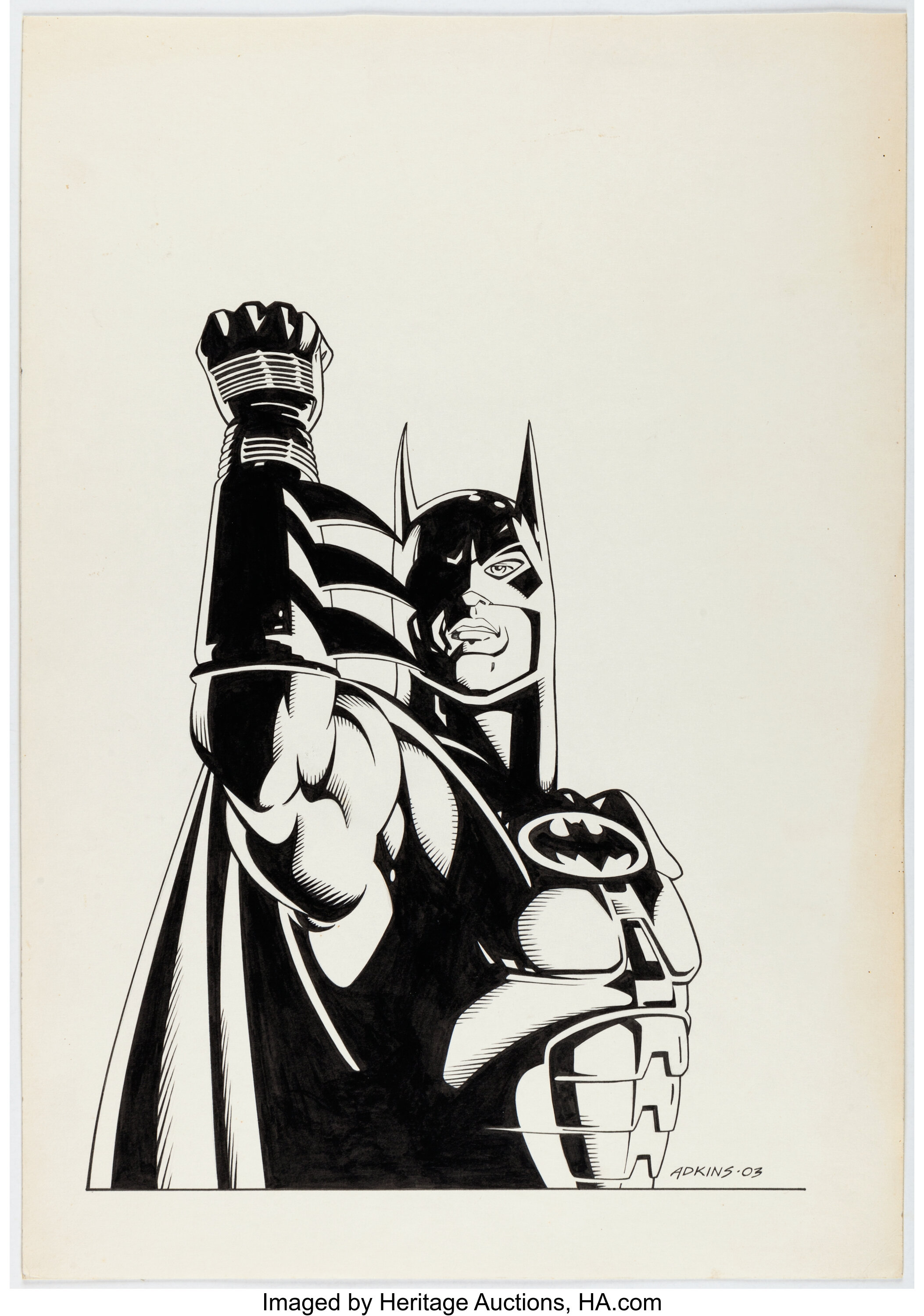 Dan Adkins - Batman Illustration Original Art (2003).... Original | Lot ...