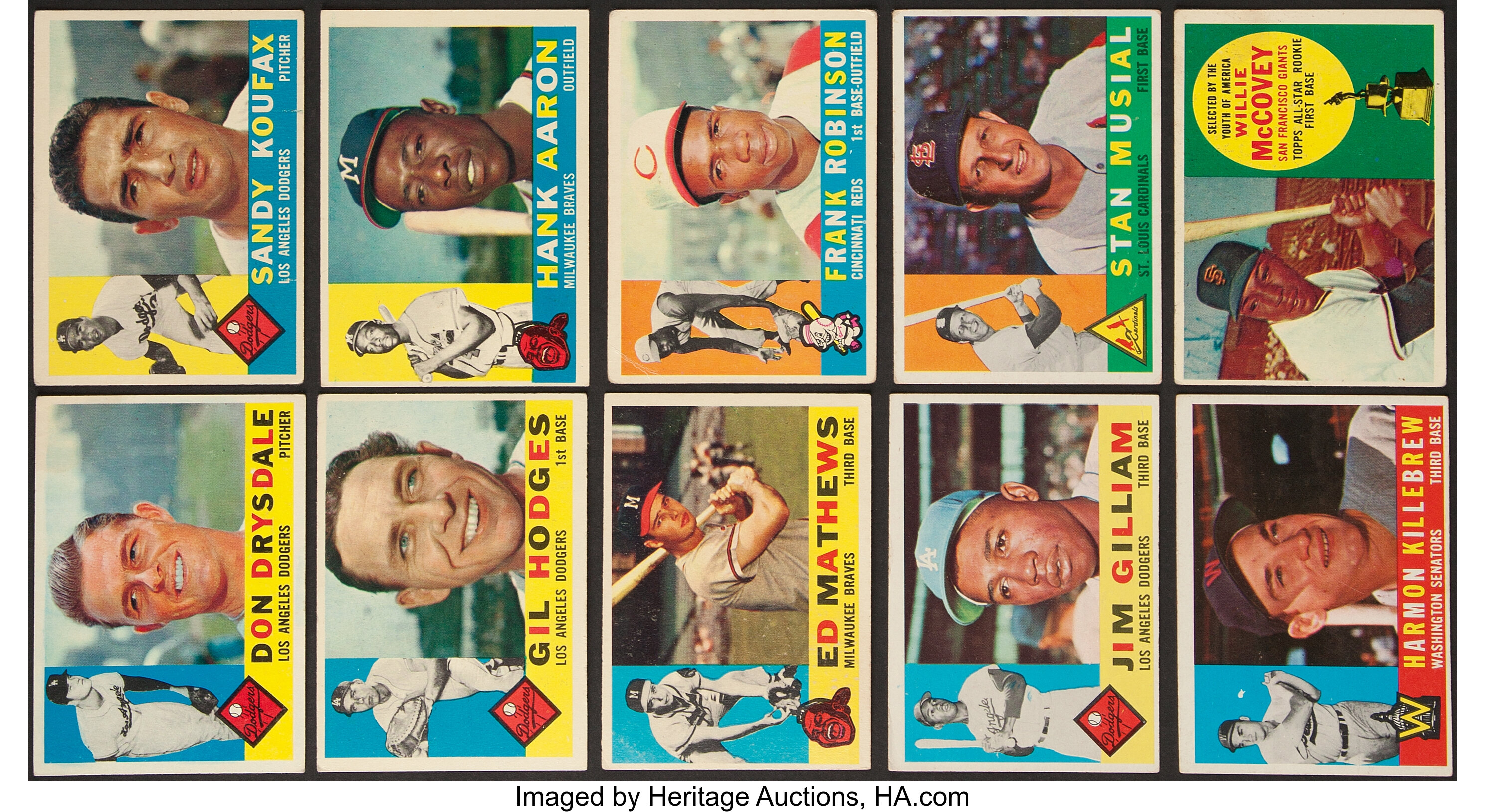 1960 Topps Baseball Collection (36). ... Baseball Cards Lots | Lot ...