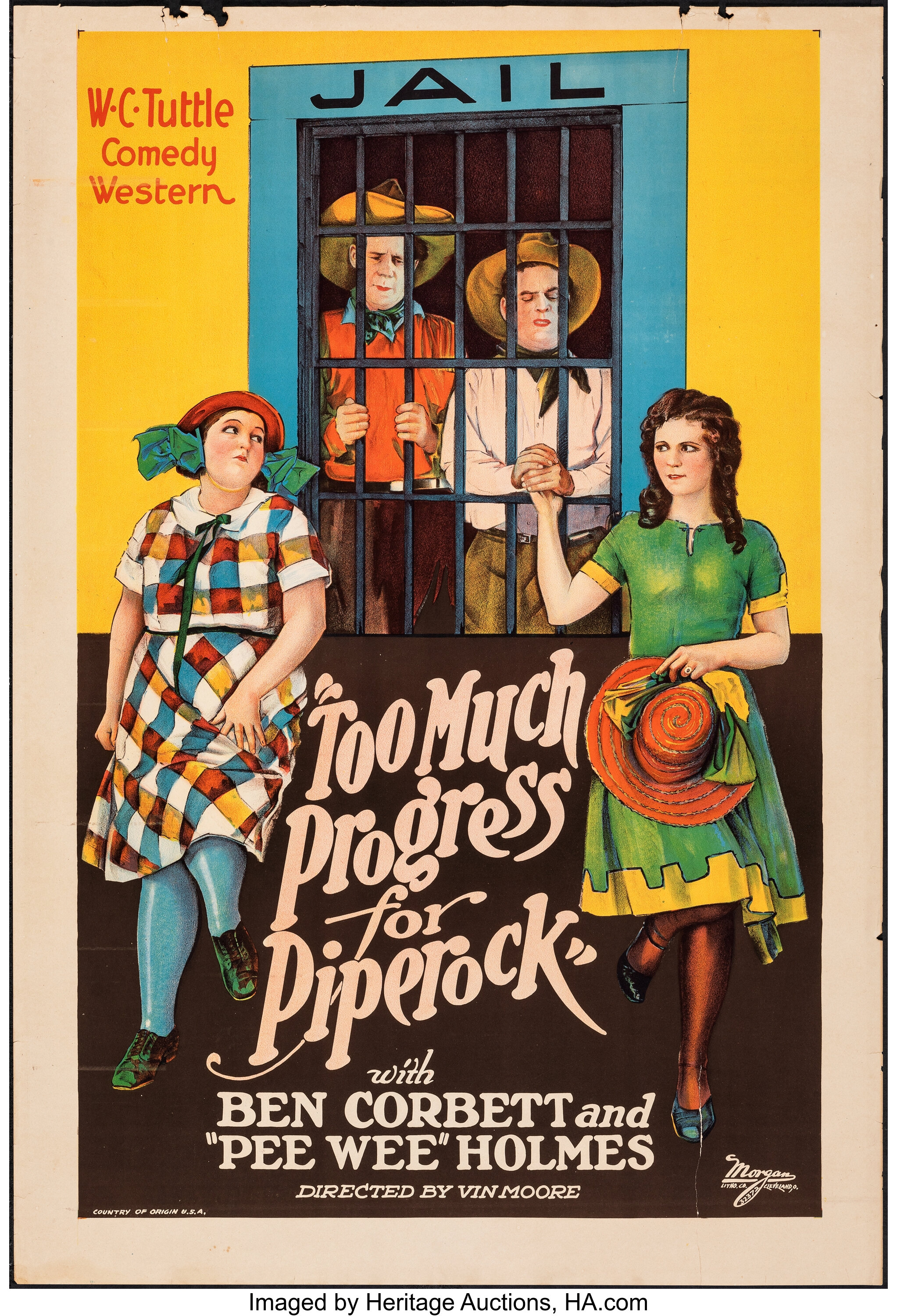 Too Much Progress for Piperock (Universal, 1927). Folded, Very | Lot ...