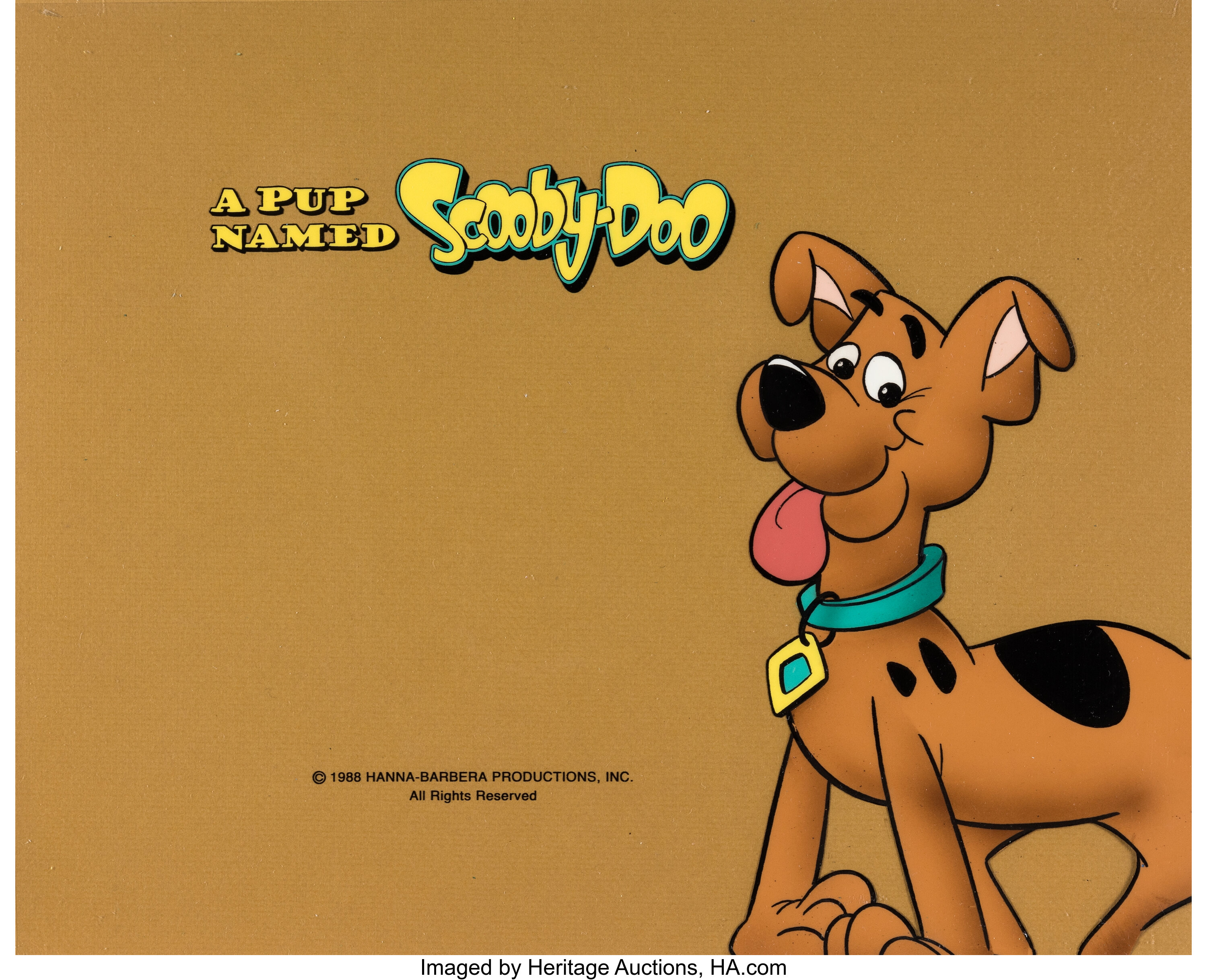 A Pup Named Scooby-Doo Title Production Cel (Hanna-Barbera, 1988 ...
