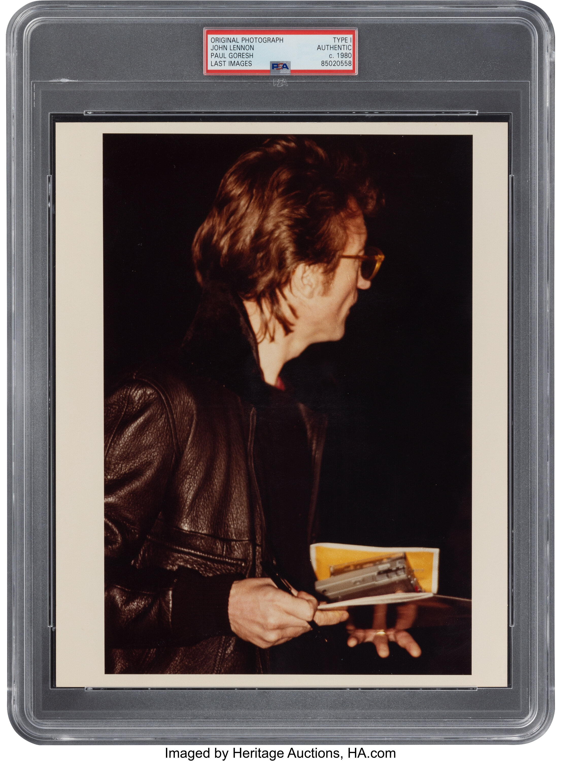 1980 One of the Last Known Original Photographs of John Lennon, | Lot ...
