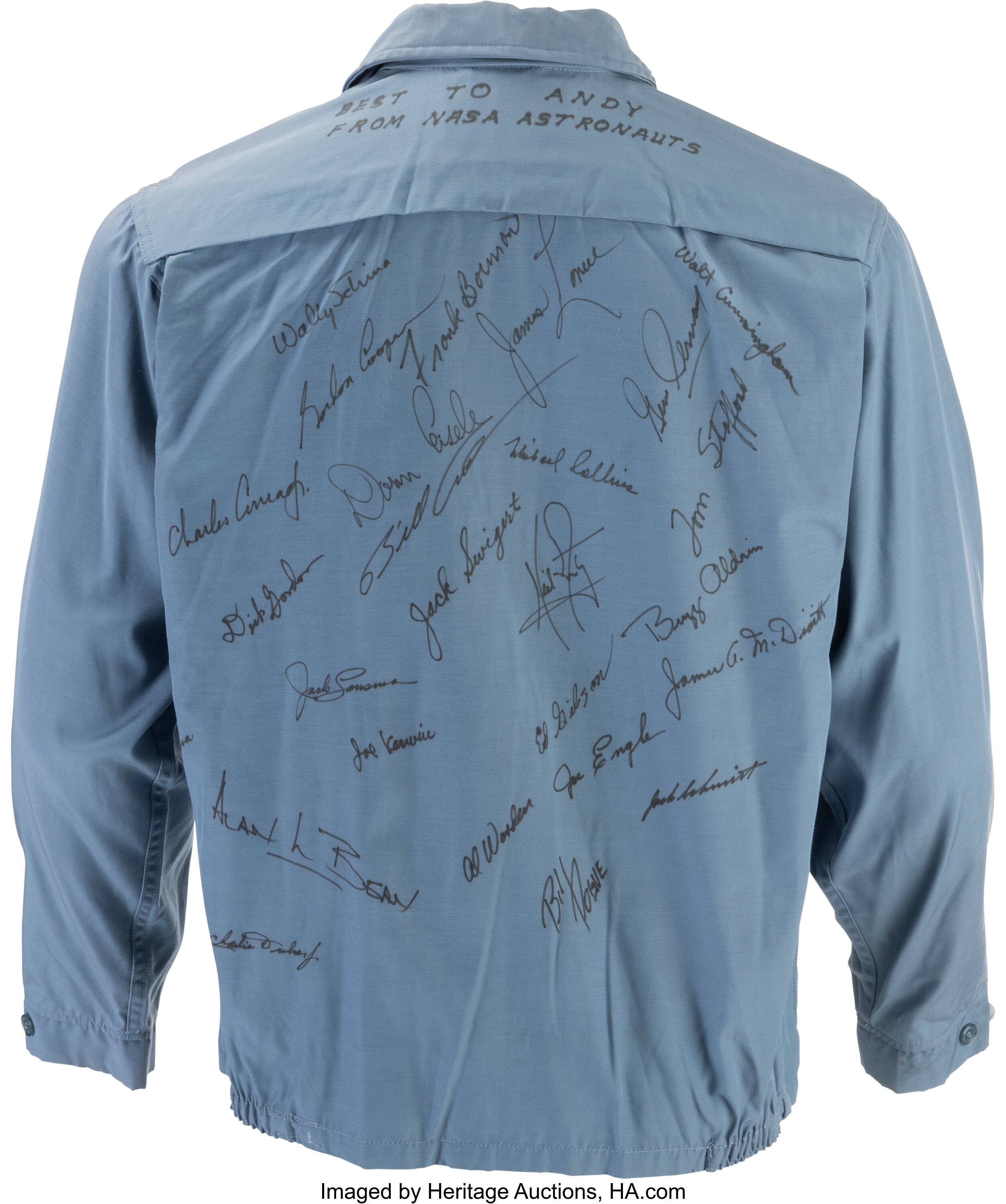 Vintage Multi-Signed Men's Jacket Signed by Twenty Six Astronauts ...