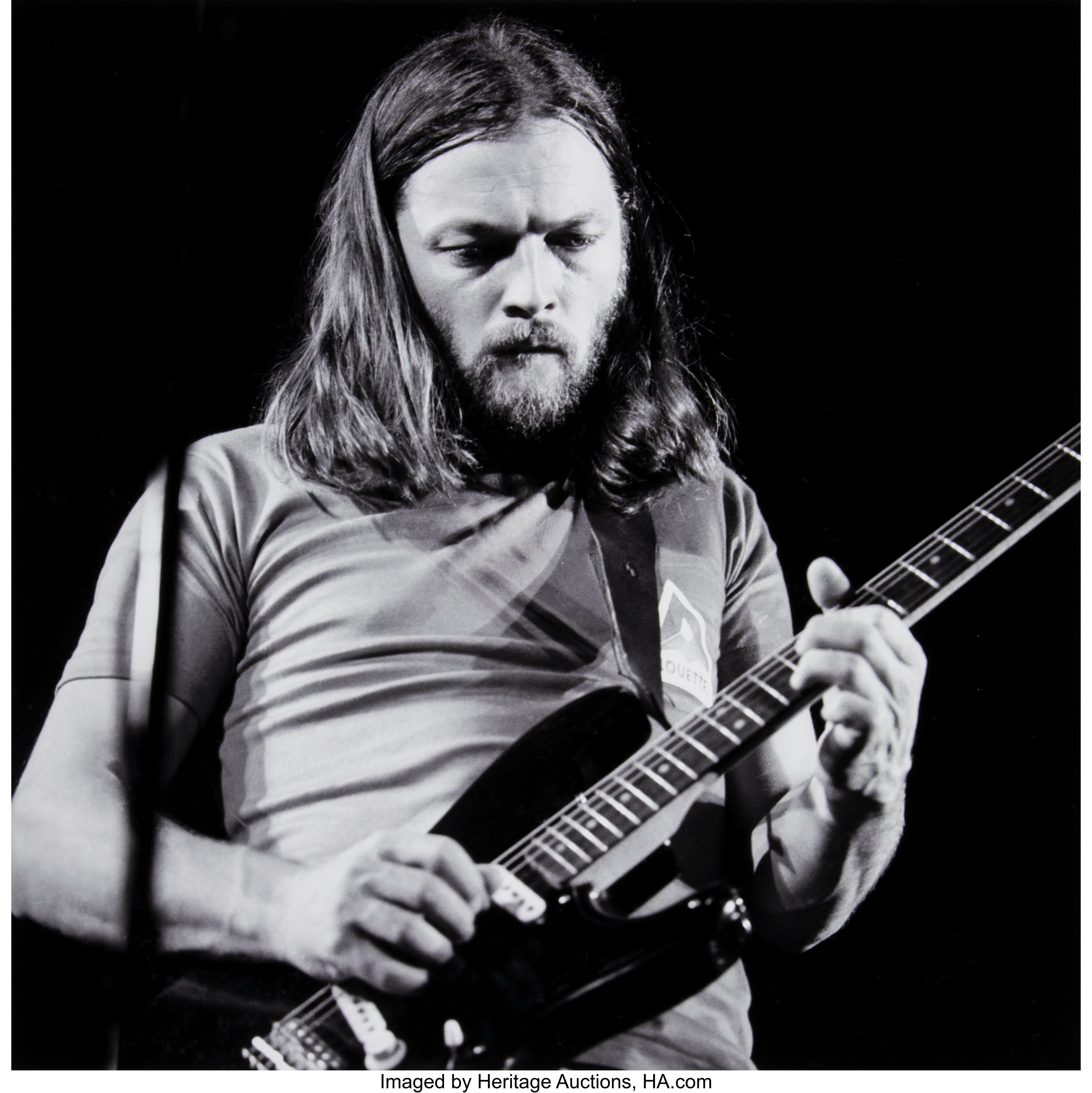 John Rowlands (Canadian, b. 1947). Dave Gilmour of Pink Floyd, | Lot ...