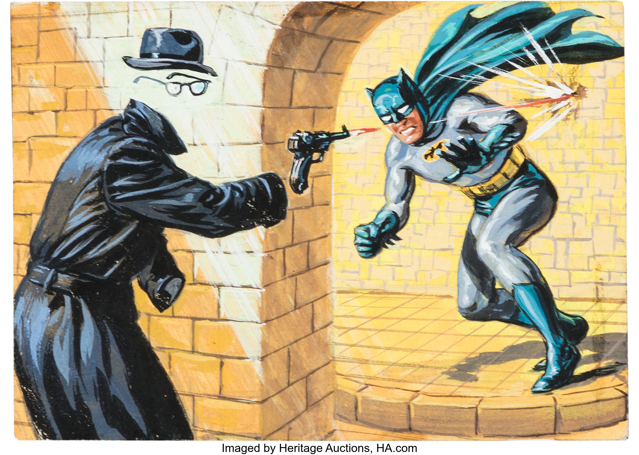 Bob Powell and Norman Saunders Batman Series 2 (Red Bat) #1A "The | Lot ...