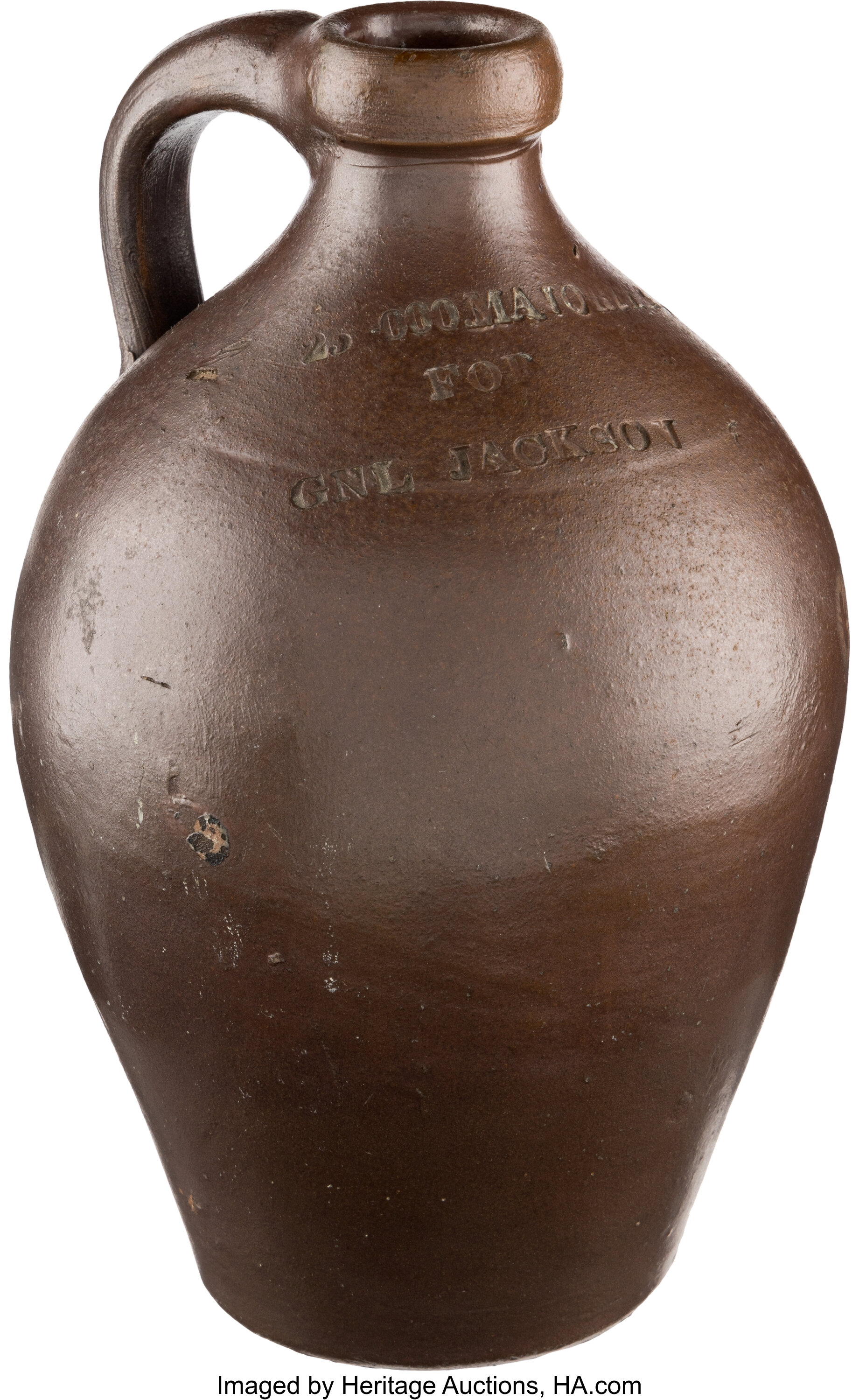 Andrew Jackson: Celebratory Stoneware Jug.... Political 3D & Other ...