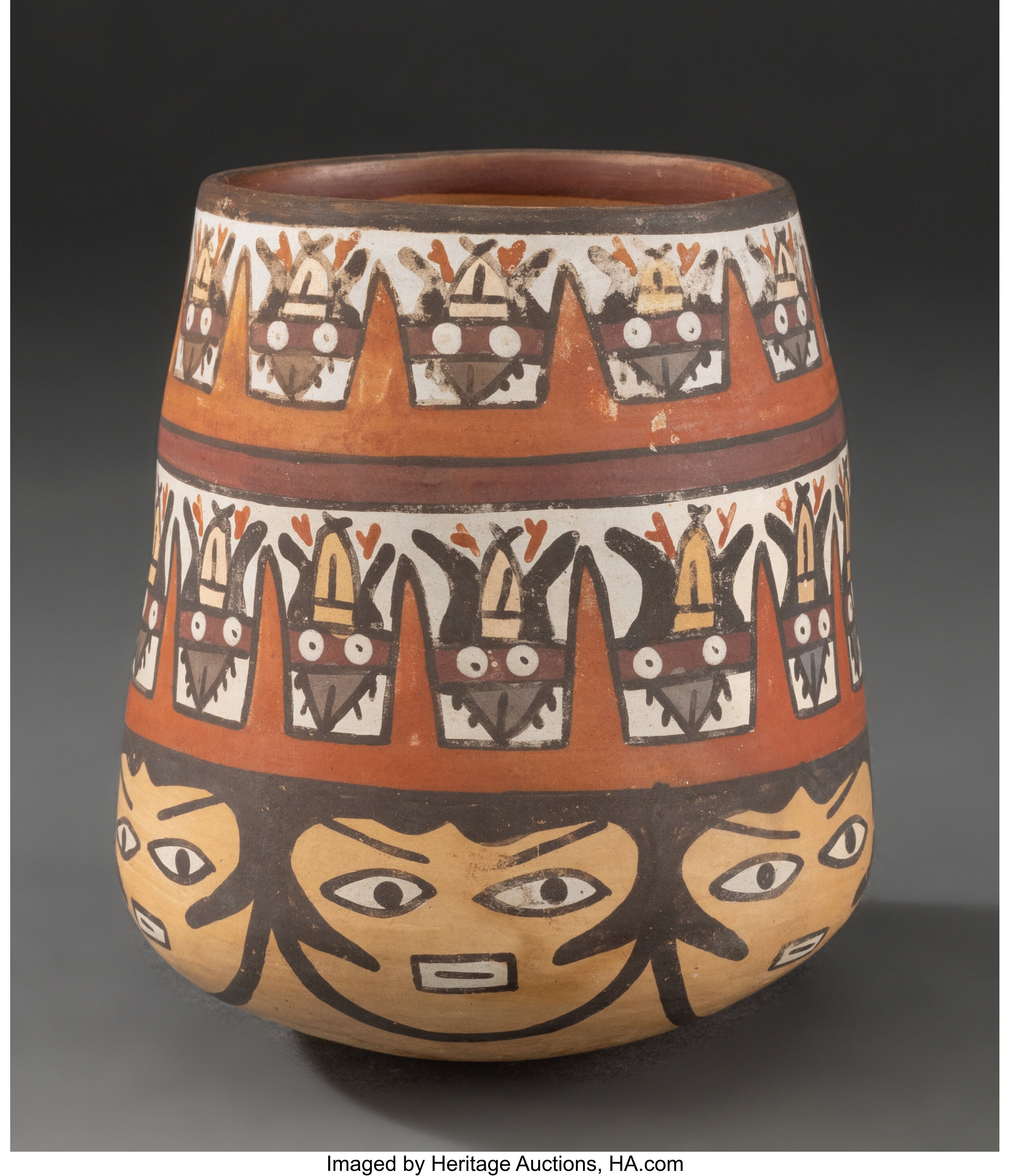 A Elegant Nazca Polychrome Cup... Pre-Columbian Ceramics | Lot #70279 ...