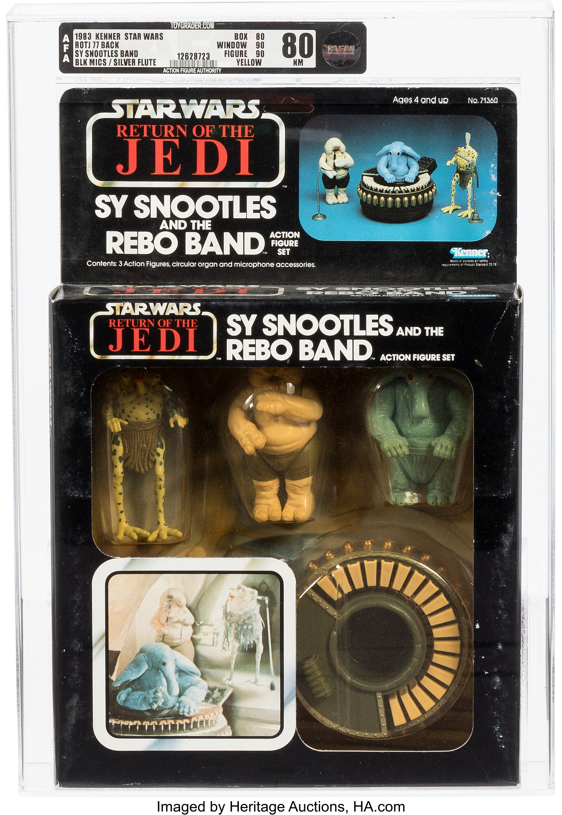 Star Wars Lucasfilm Archives Sy Snootles and the Rebo Band AFA 80 | Lot ...