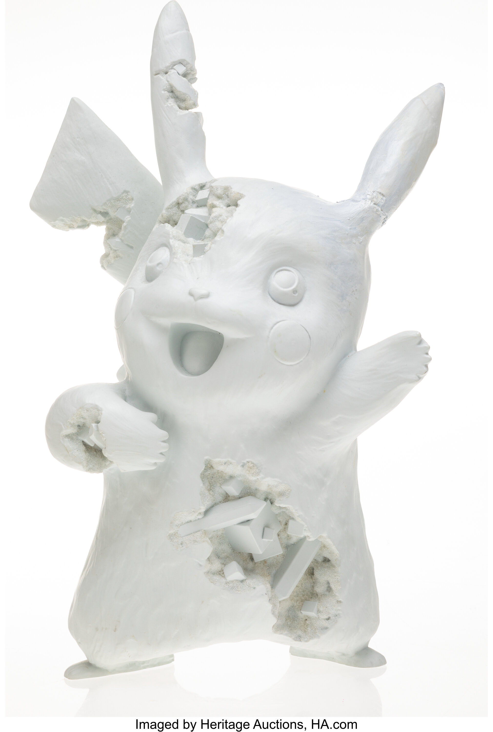Daniel Arsham X Nintendo. Blue Crystalized Pikachu, 2020. Cast | Lot ...