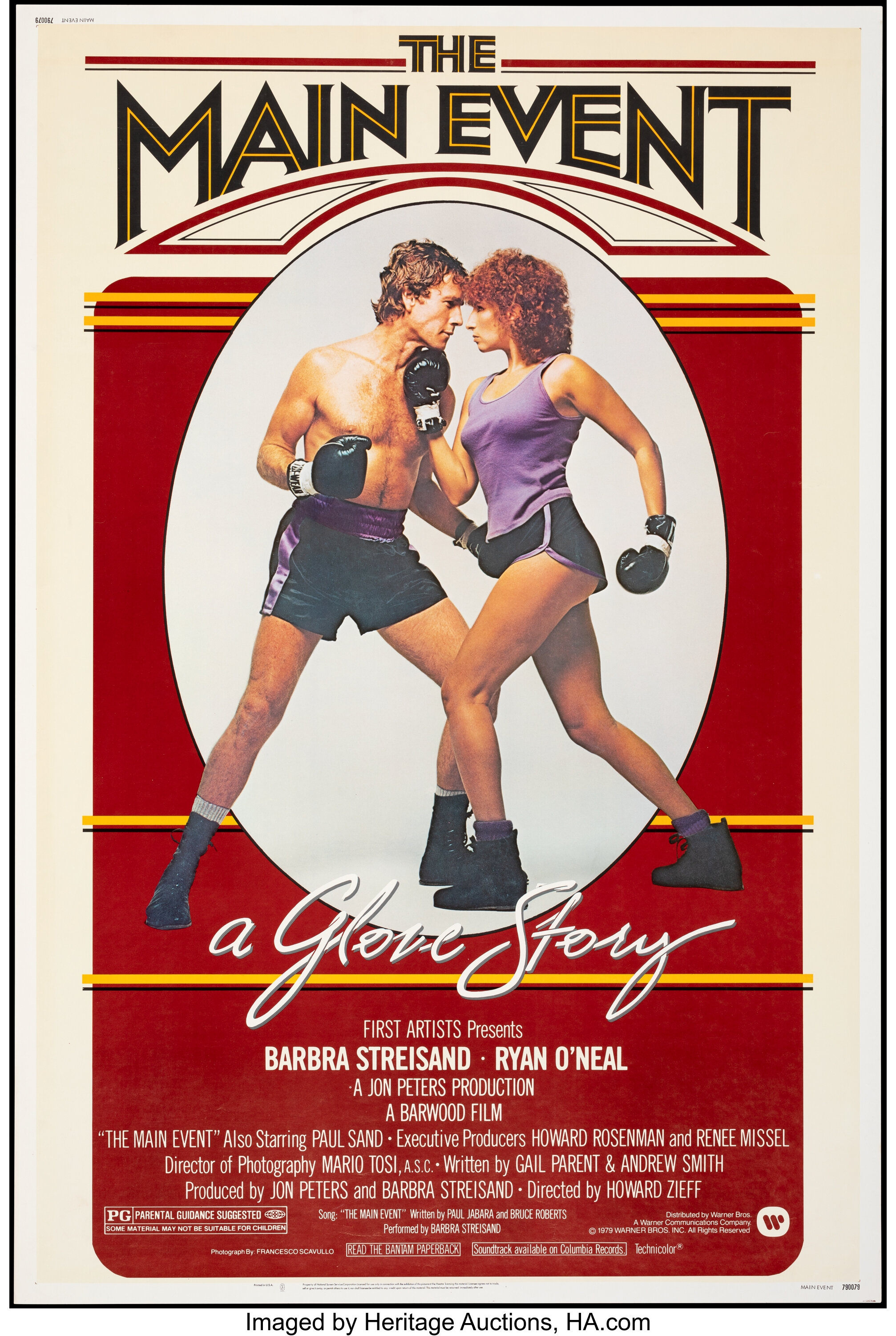 The Main Event (Warner Bros., 1979). Rolled, Very Fine. Poster (40 ...