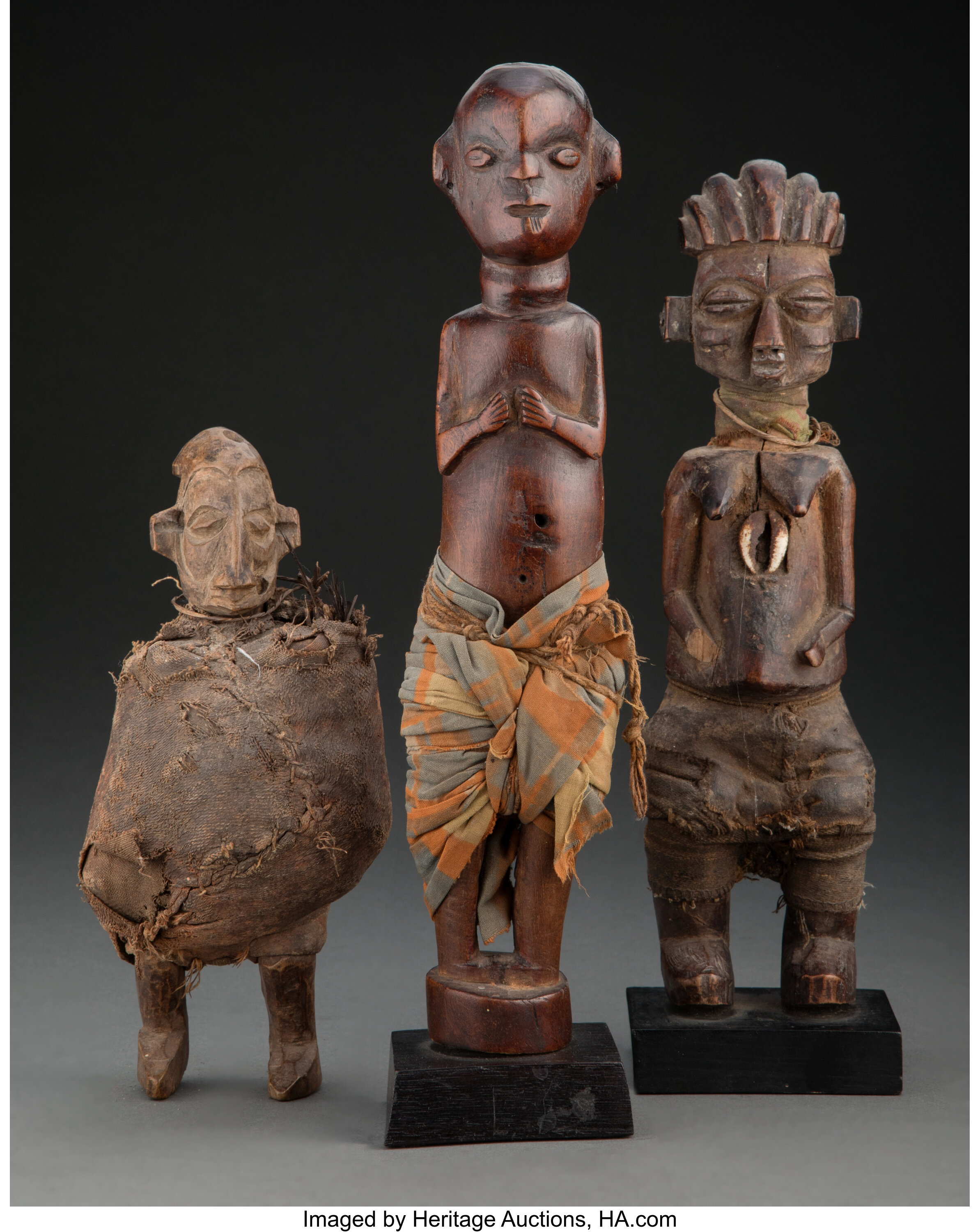 Three Congo Figures... (Total: 3 ) Tribal Art | Lot #70399 | Heritage ...