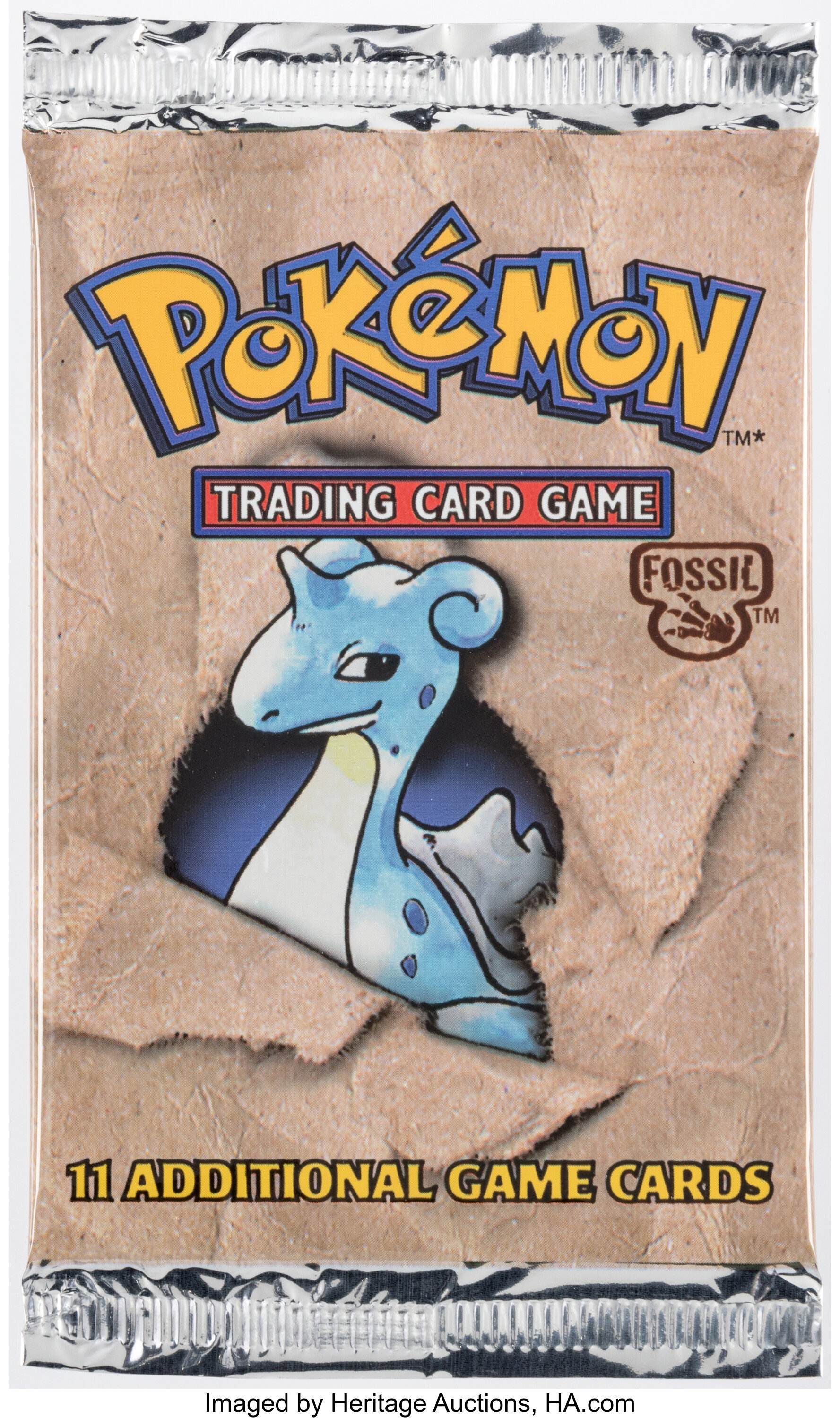 Pokémon Unlimited Fossil Set Sealed Booster Pack (Wizards of the | Lot ...